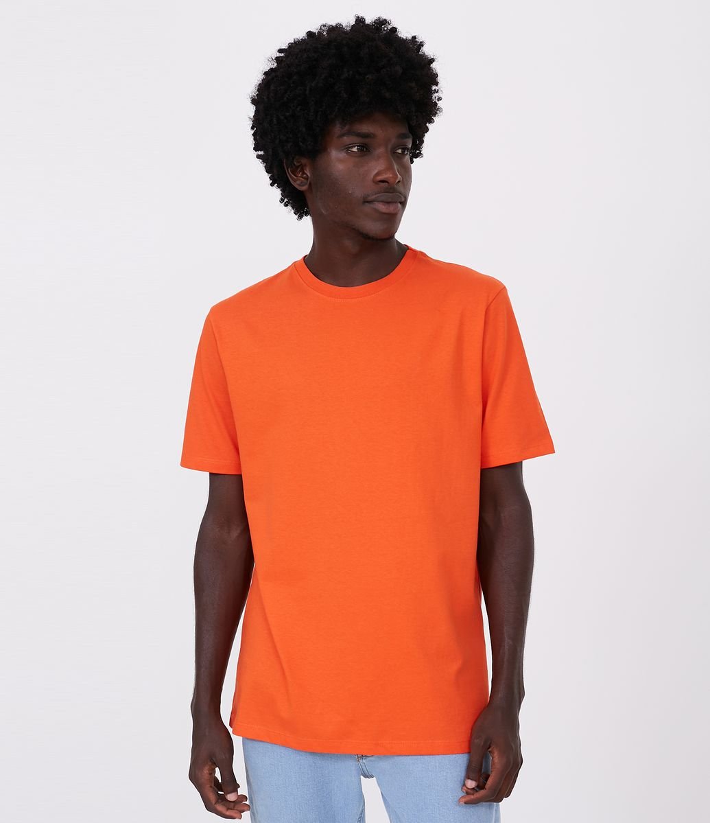 Camiseta Easy Fit Básica em Algodão