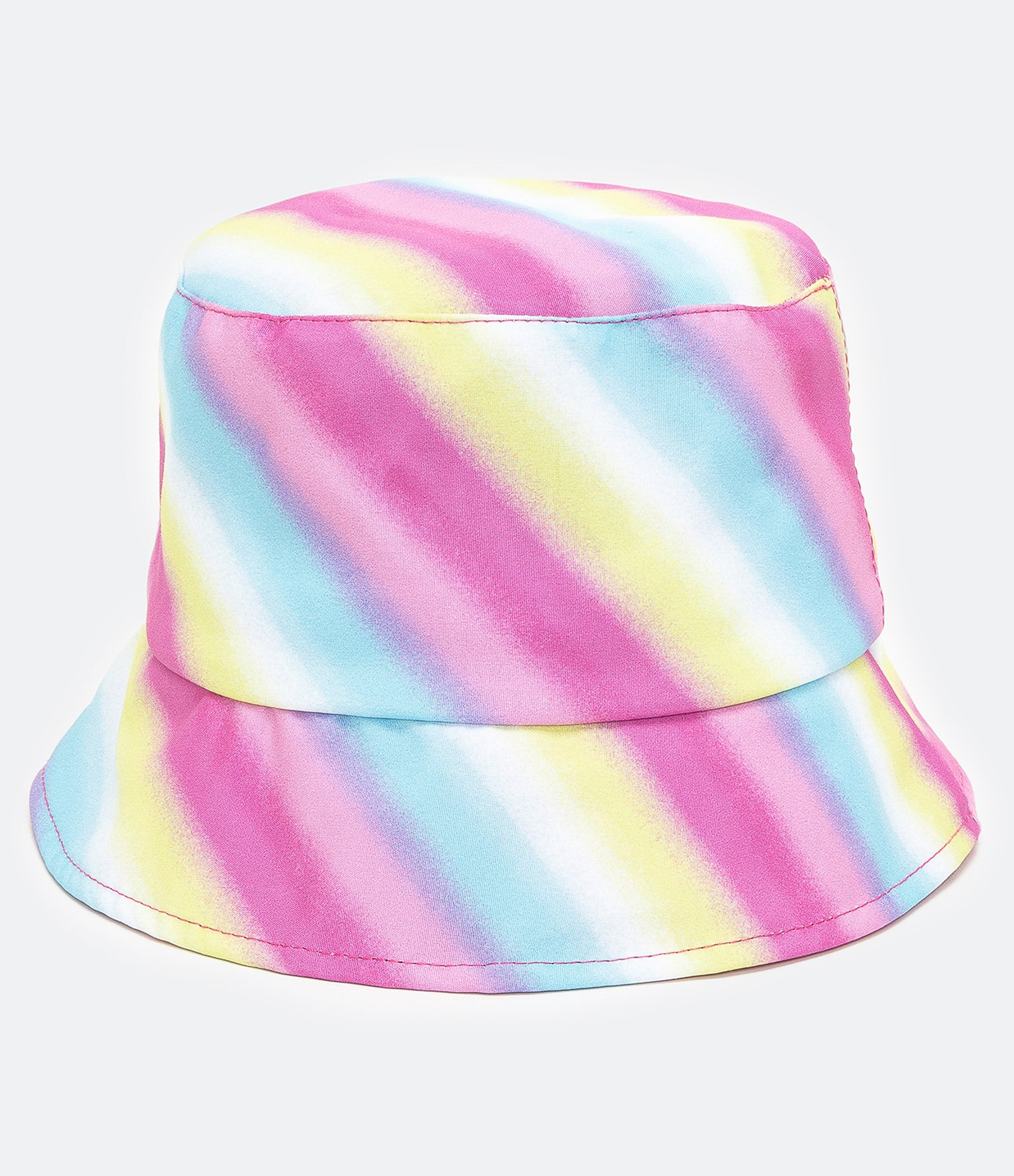 Chapéu em Microfibra com Estampa Multicolor Multicores