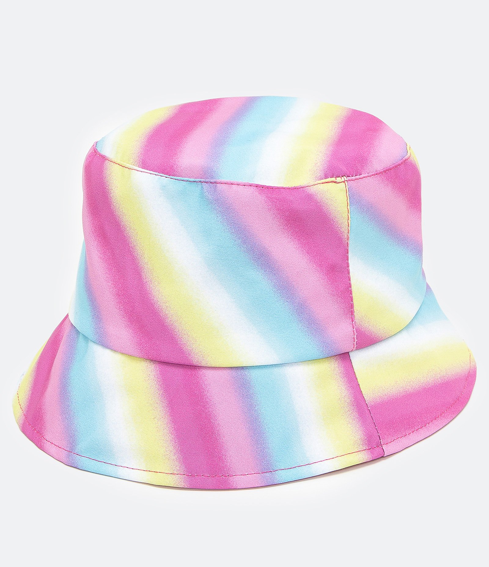 Chapéu em Microfibra com Estampa Multicolor Multicores