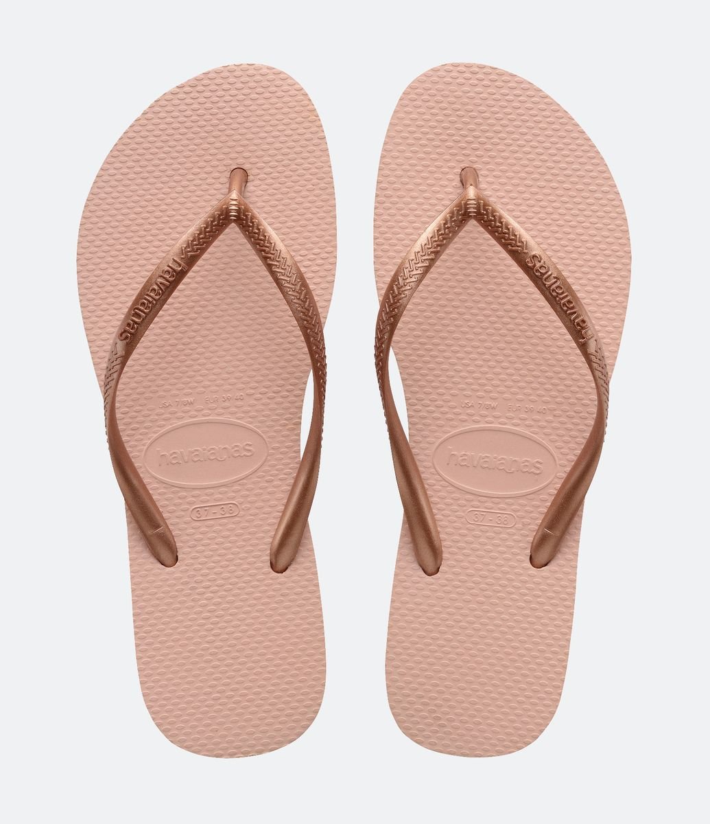 Chinelo Slim Havaianas Rosa Claro