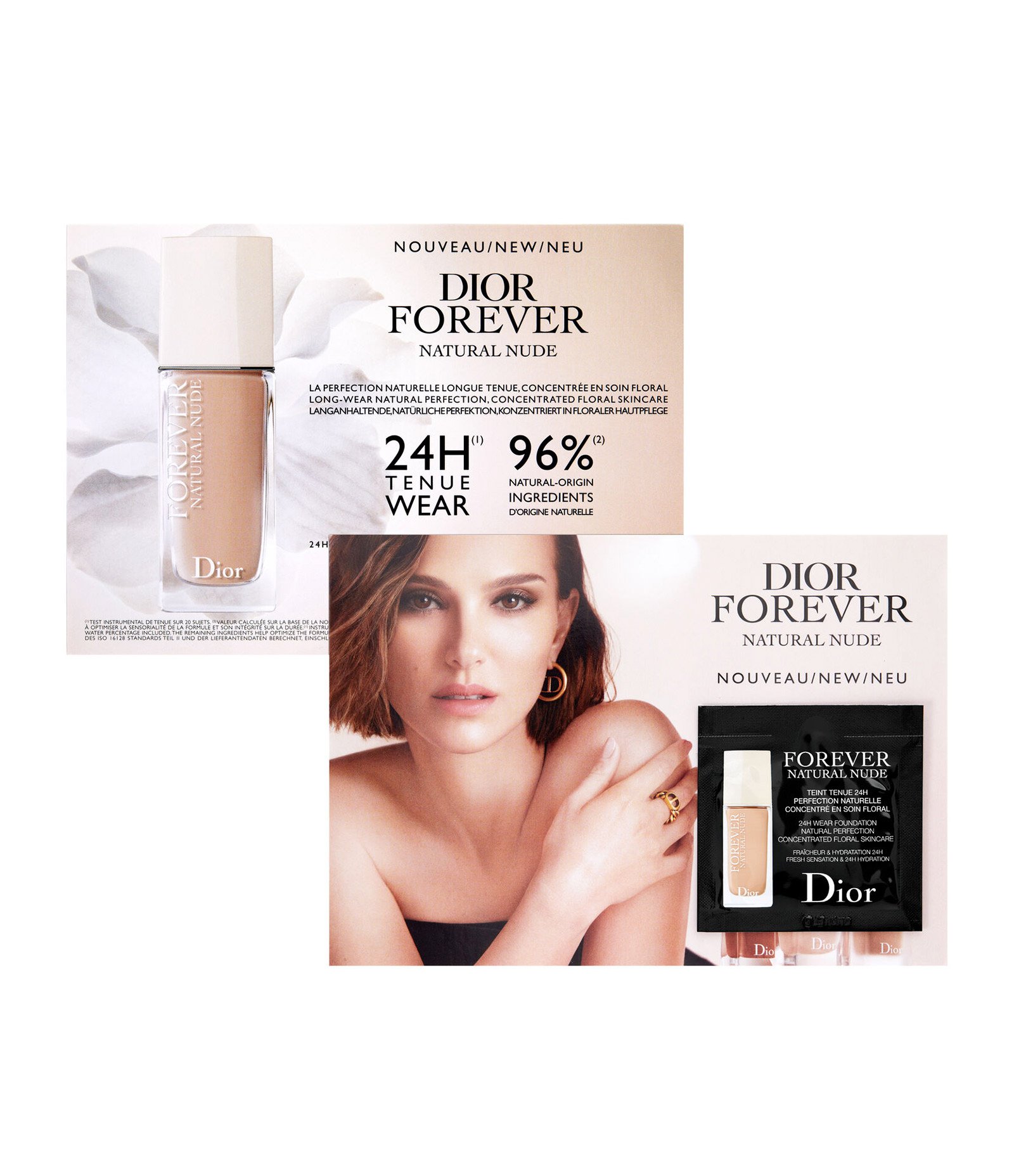 Brinde amostra Base Forever Natural Nude 3N Dior 0,7ml