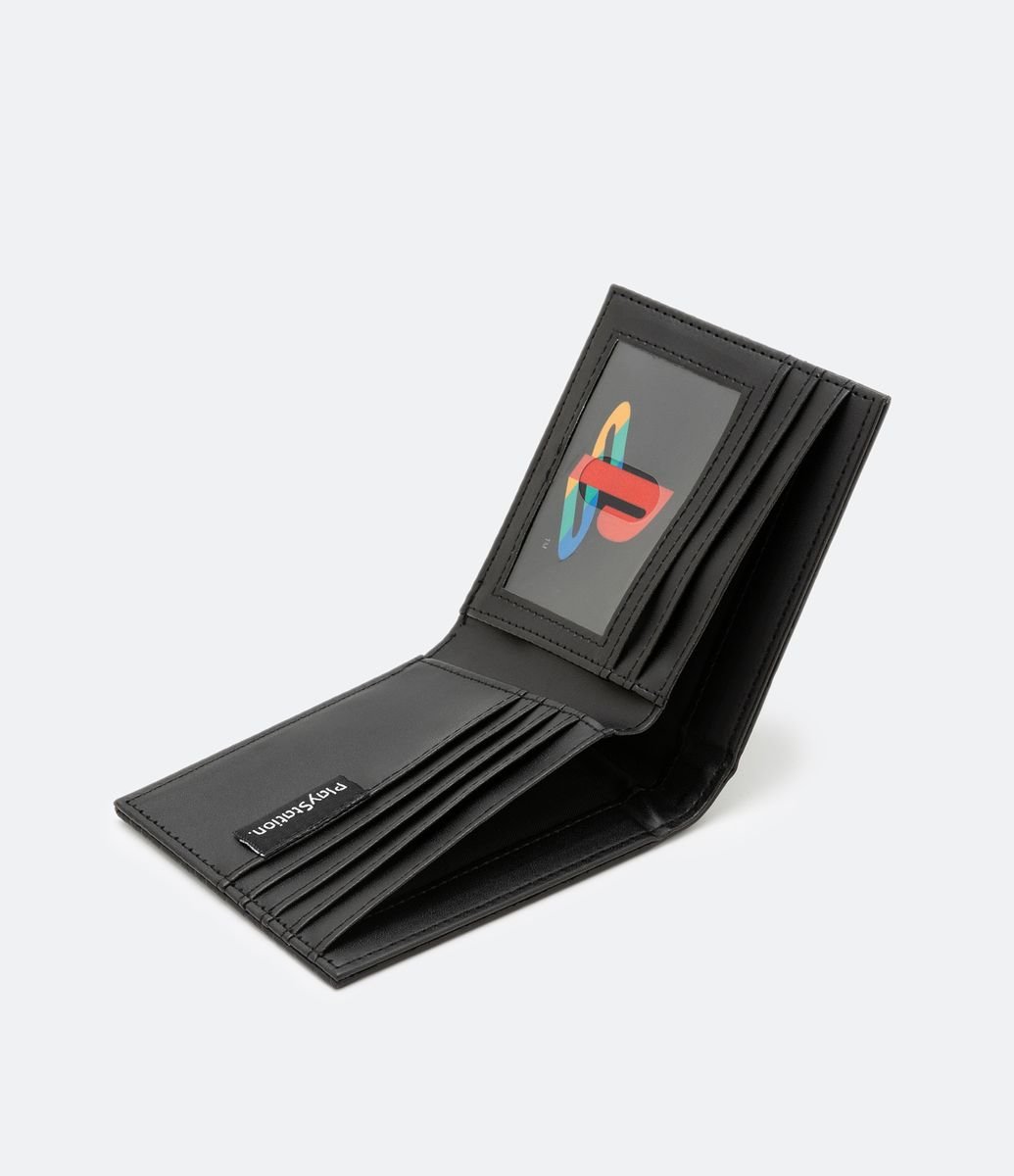 Carteira Playstation Logo com Box de Metal Preto 1 - Renner