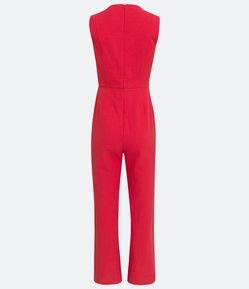 Macacão Longo em Algodão com Decote V - Renner