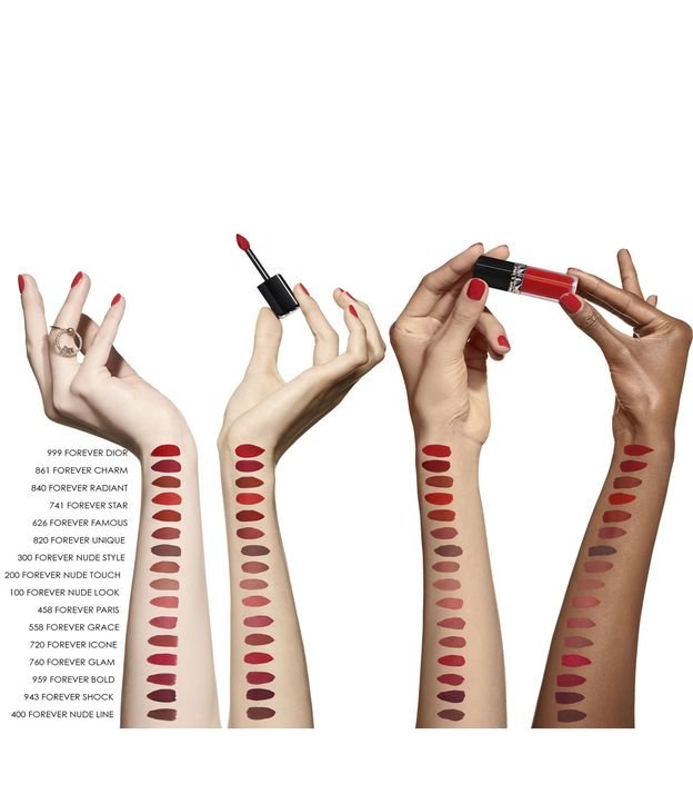 Batom líquido matte Rouge Dior Forever Dior 558 Forever Grace