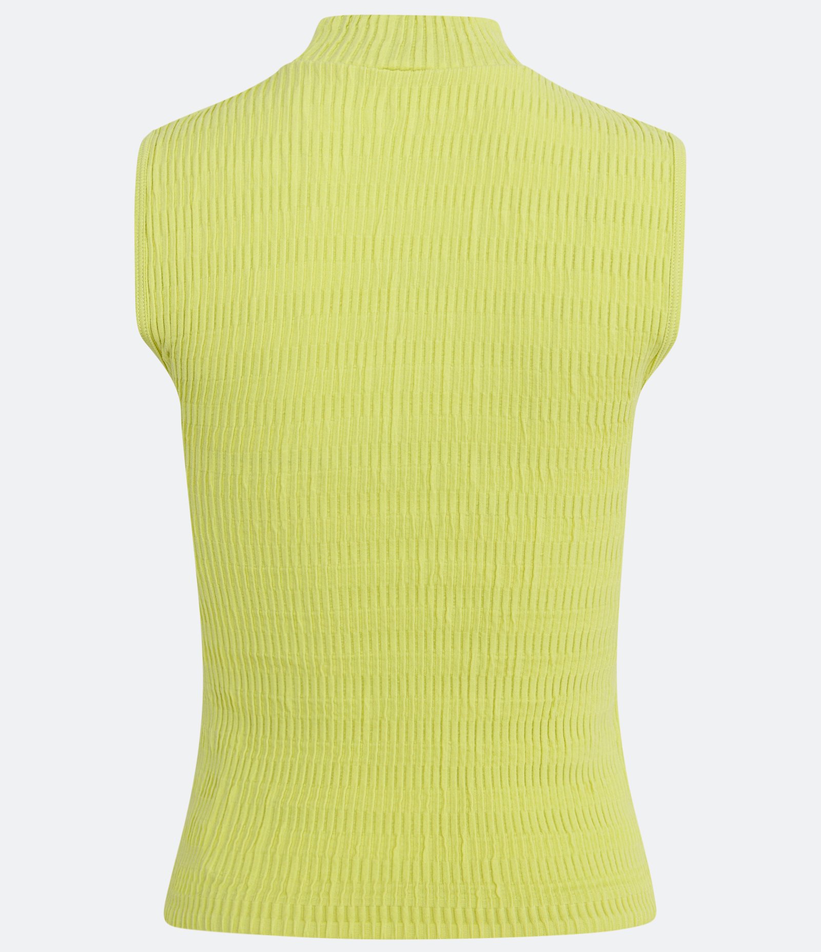 Blusa sem Manga em Poliamida com Golinha Alta Verde Lima