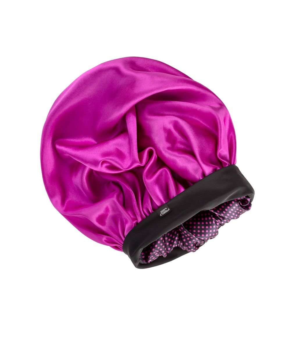 Touca de Cabelo de Cetim Camada GG ProArt Roxa e Preta - Renner