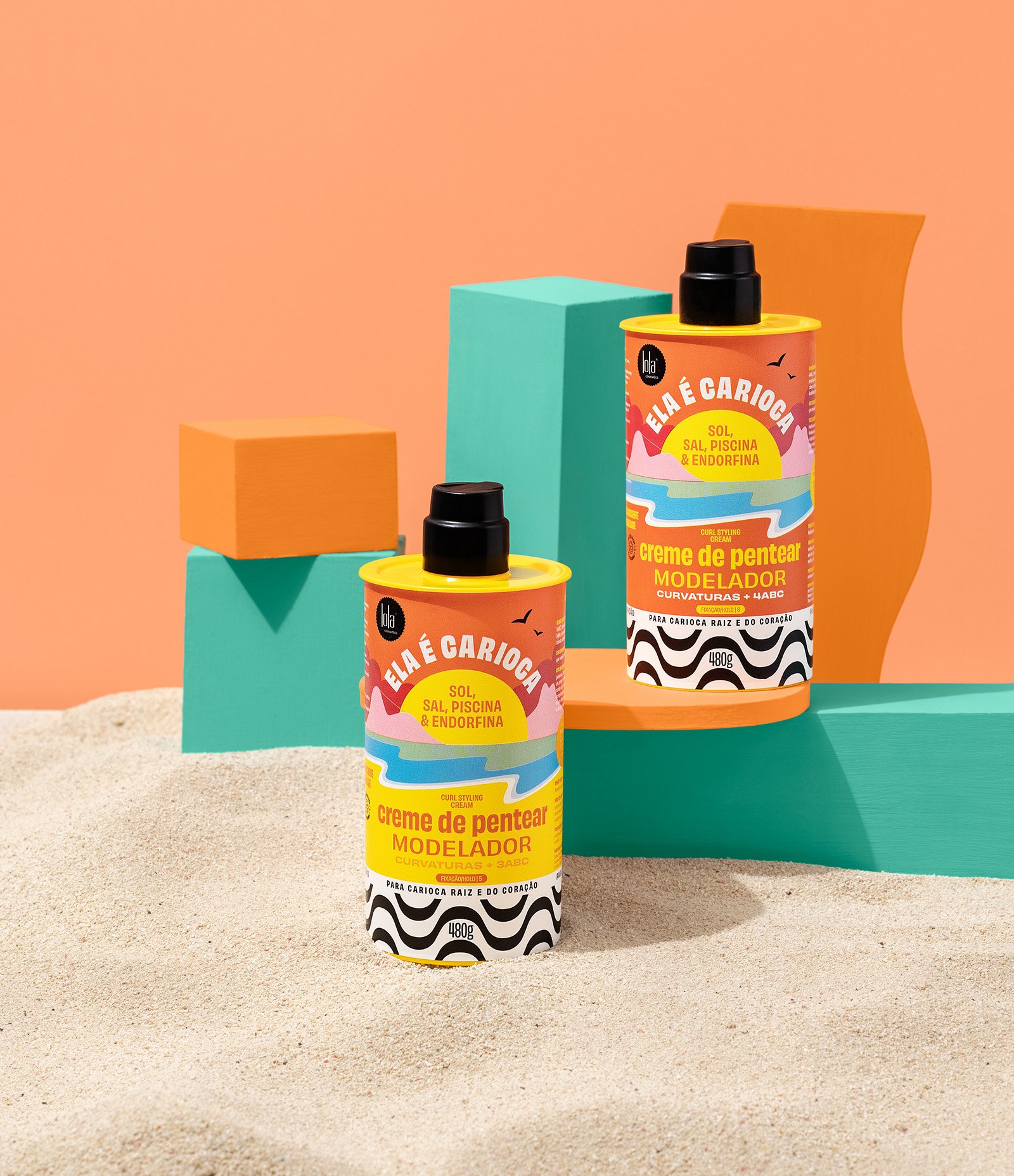 Creme De Pentear Modelador 3abc Ela E Carioca Lola Cosmetics 480ml
