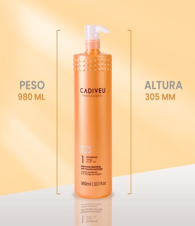 Shampoo Nutri Glow Cadiveu 980ml