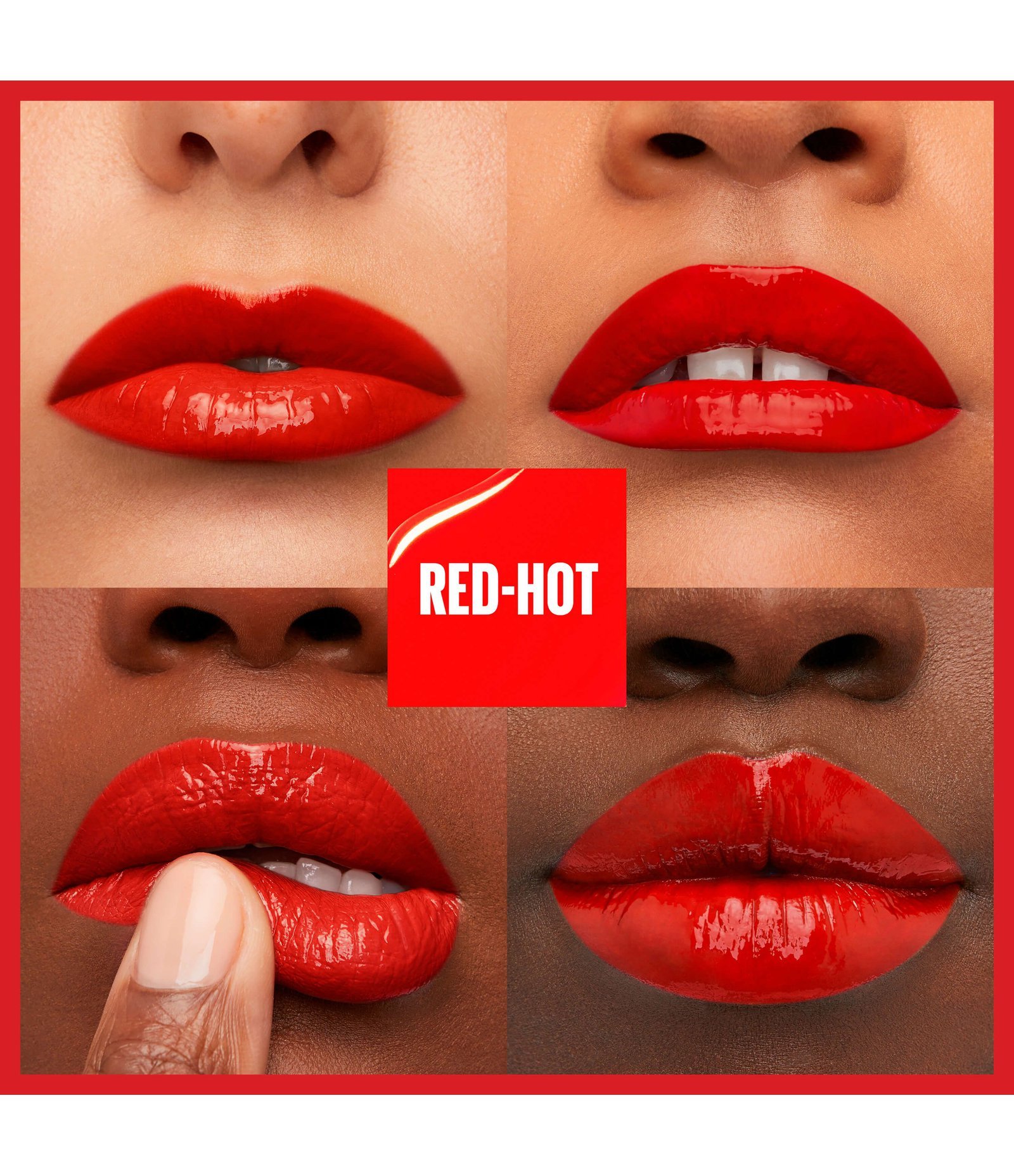 Batom Líquido NY SuperStay Vinyl Ink Maybelline RED-HOT