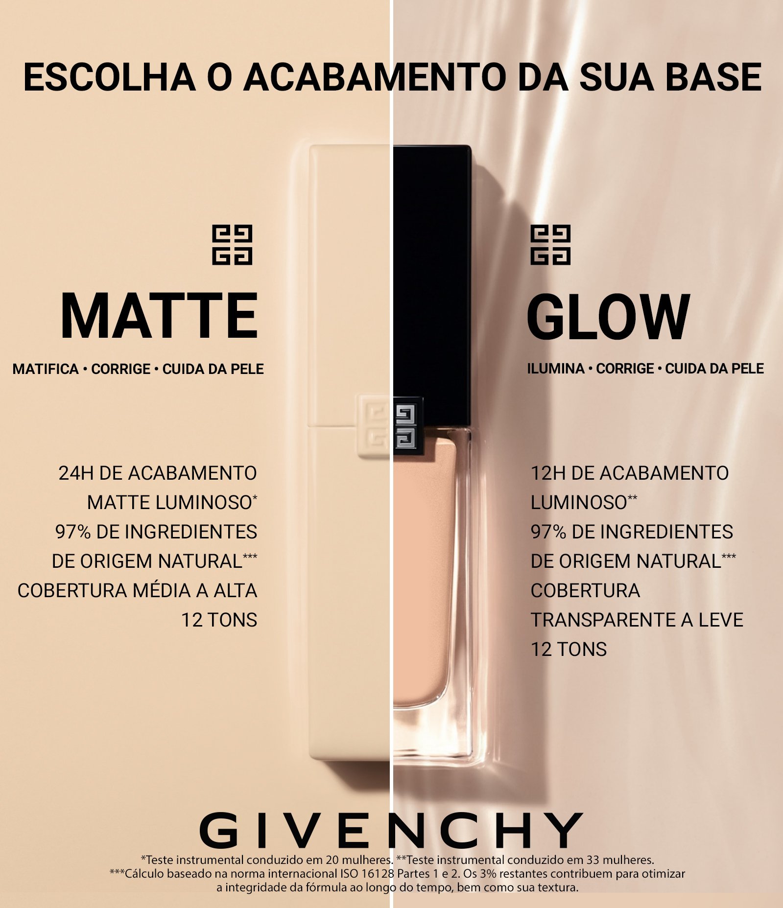Base Liquida Prisme Libre Skin Caring Glow Givenchy N95