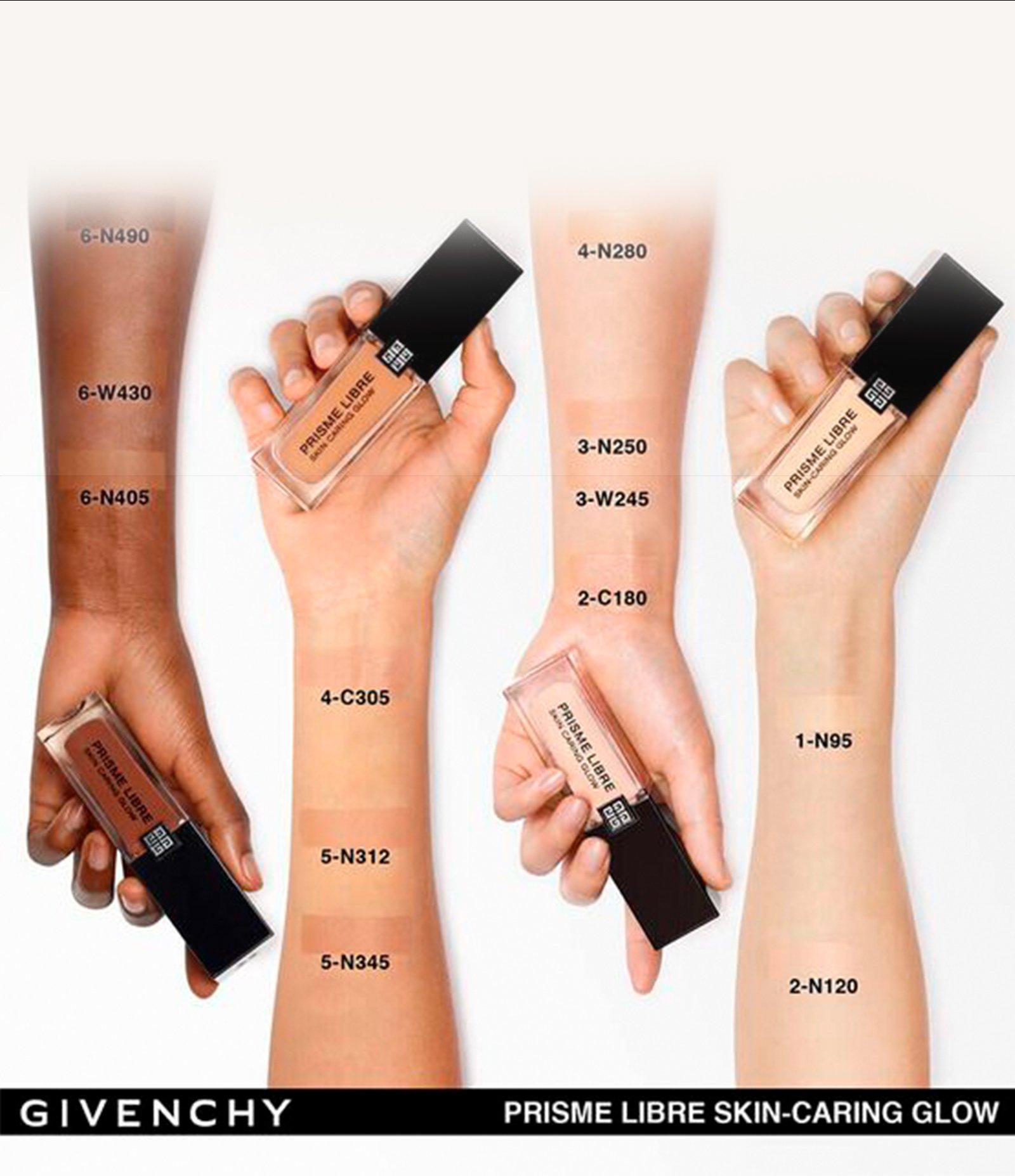 Base Liquida Prisme Libre Skin Caring Glow Givenchy N95