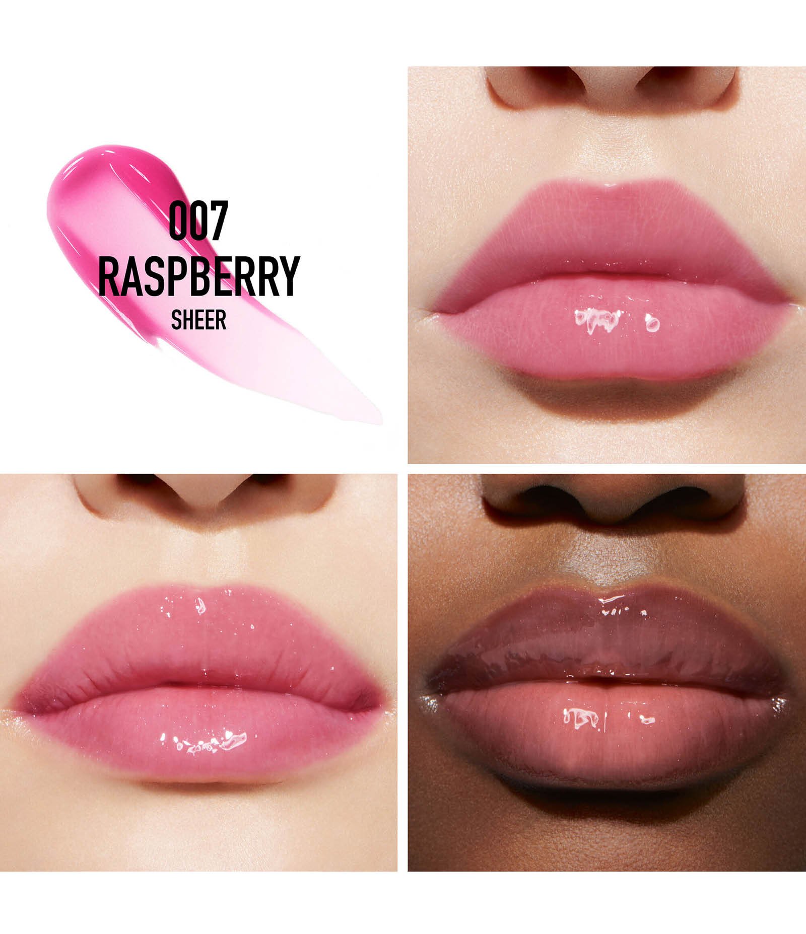Gloss Addict Lip Maximizer Dior 007 Raspberry