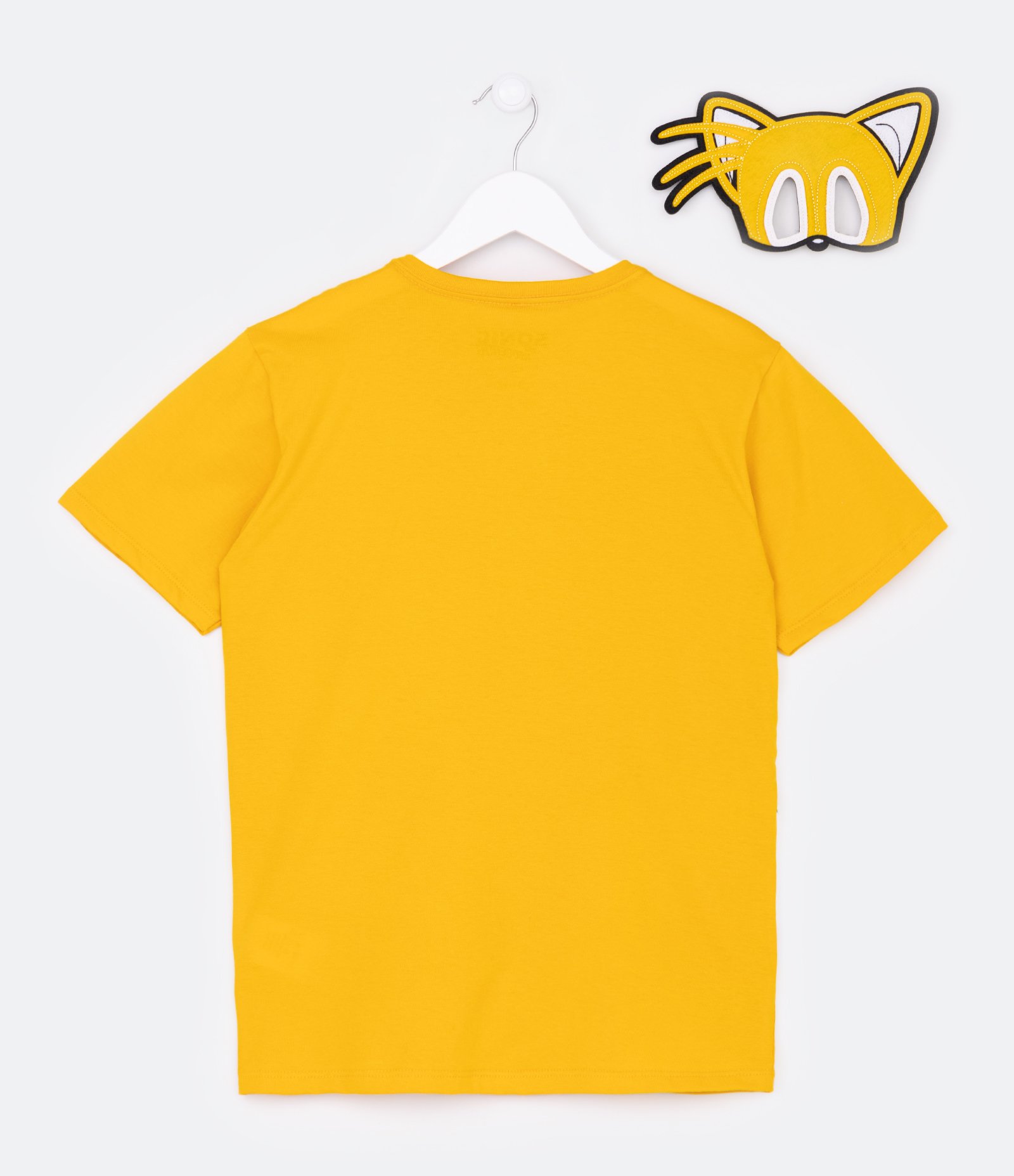 Camiseta Infantil Estampa Tails Turma Sonic Com Máscara - Tam 4 a 12 ...