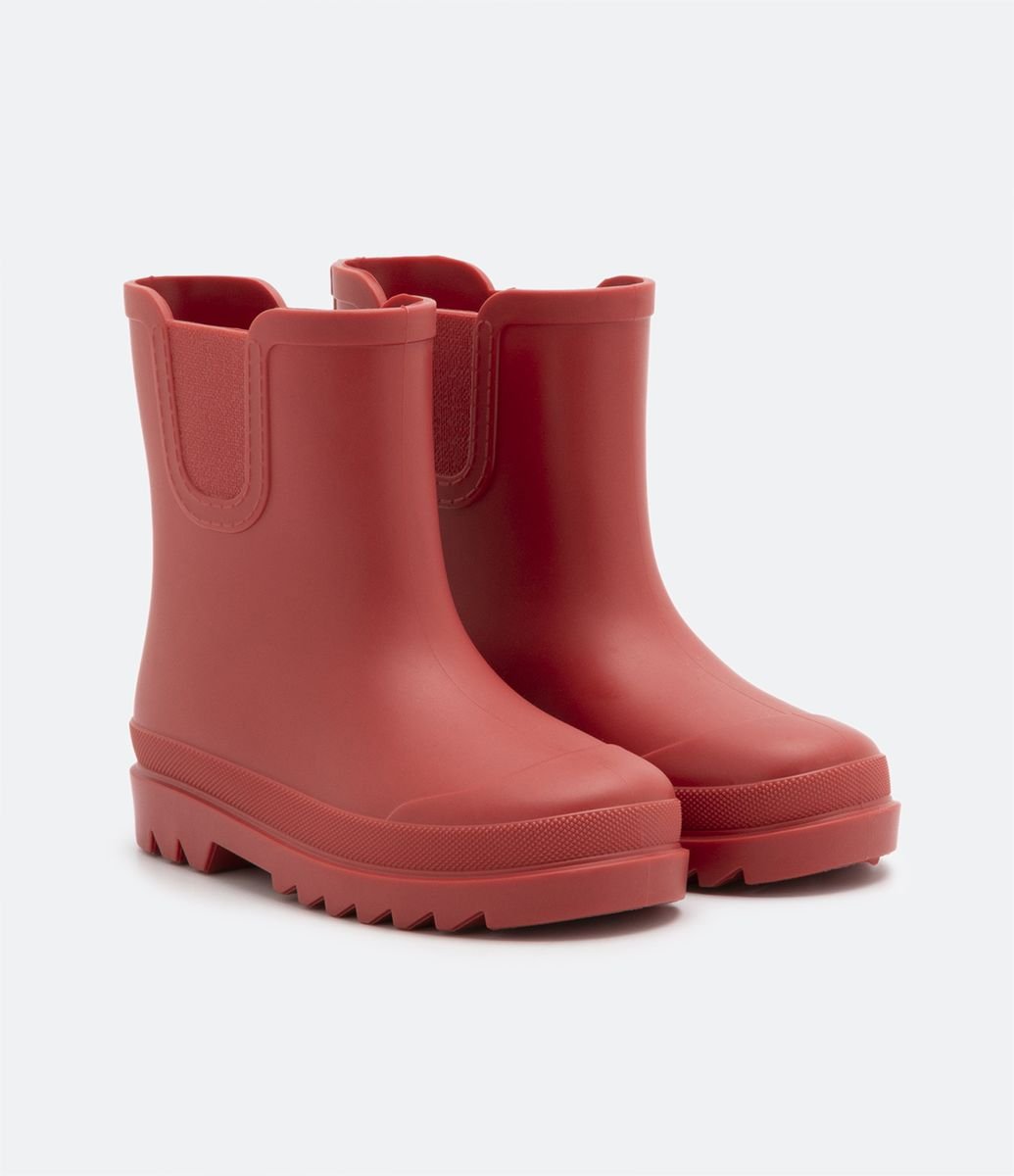Bota Galocha Infantil Injetada - Tam 23/24 ao 29/30 Vermelho Telha - Renner