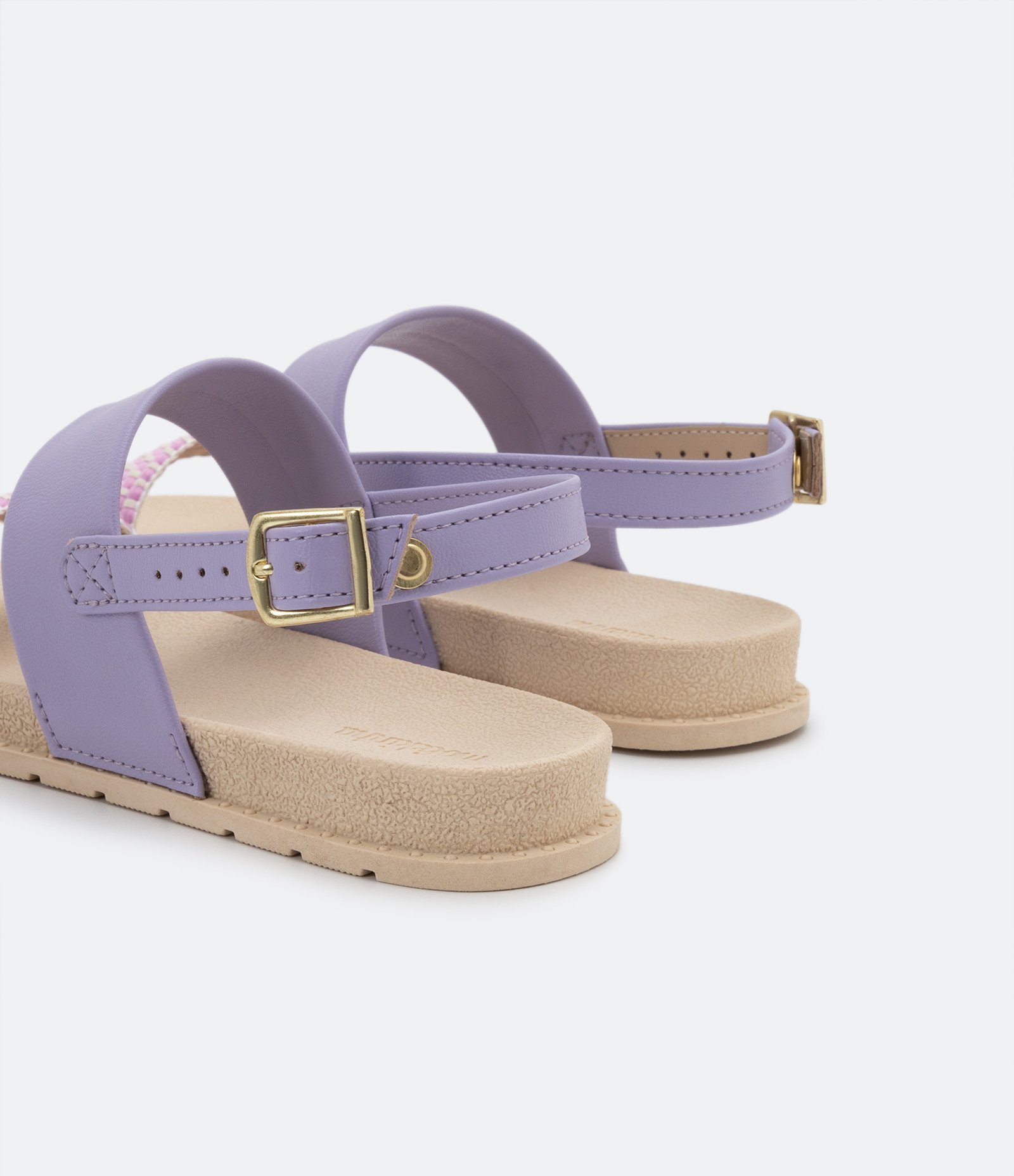 Sandália Infantil com Tira Étnica - Tam 25 ao 34 Lilás