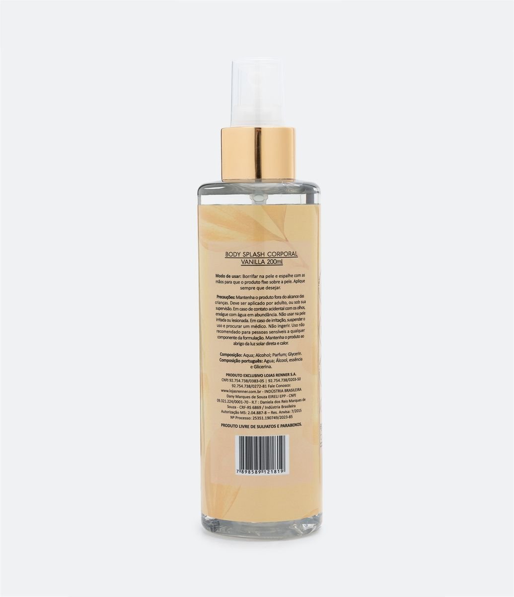 Body Splash Vanilla Alchemia 200ml - Renner