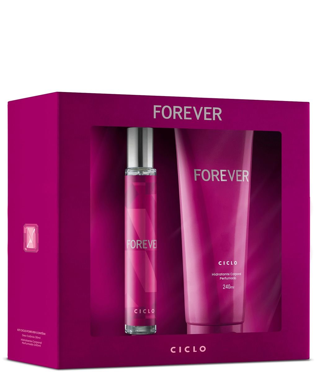 Kit Colônia Ciclo Forever 30ml + Hidratante KIT