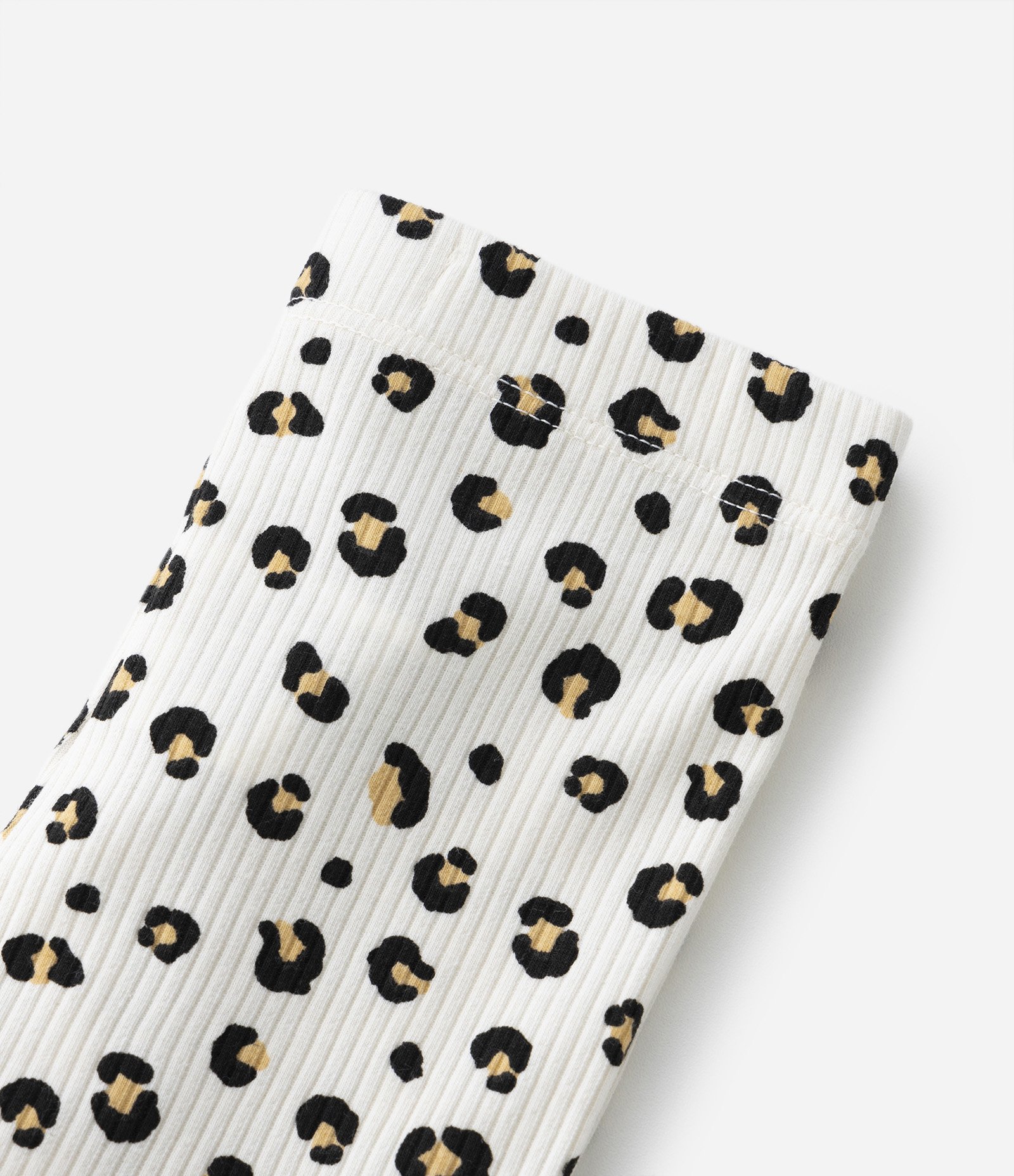 Short Ciclista Infantil Canelado com Estampa Animal Print - Tam 1 a 5 ...