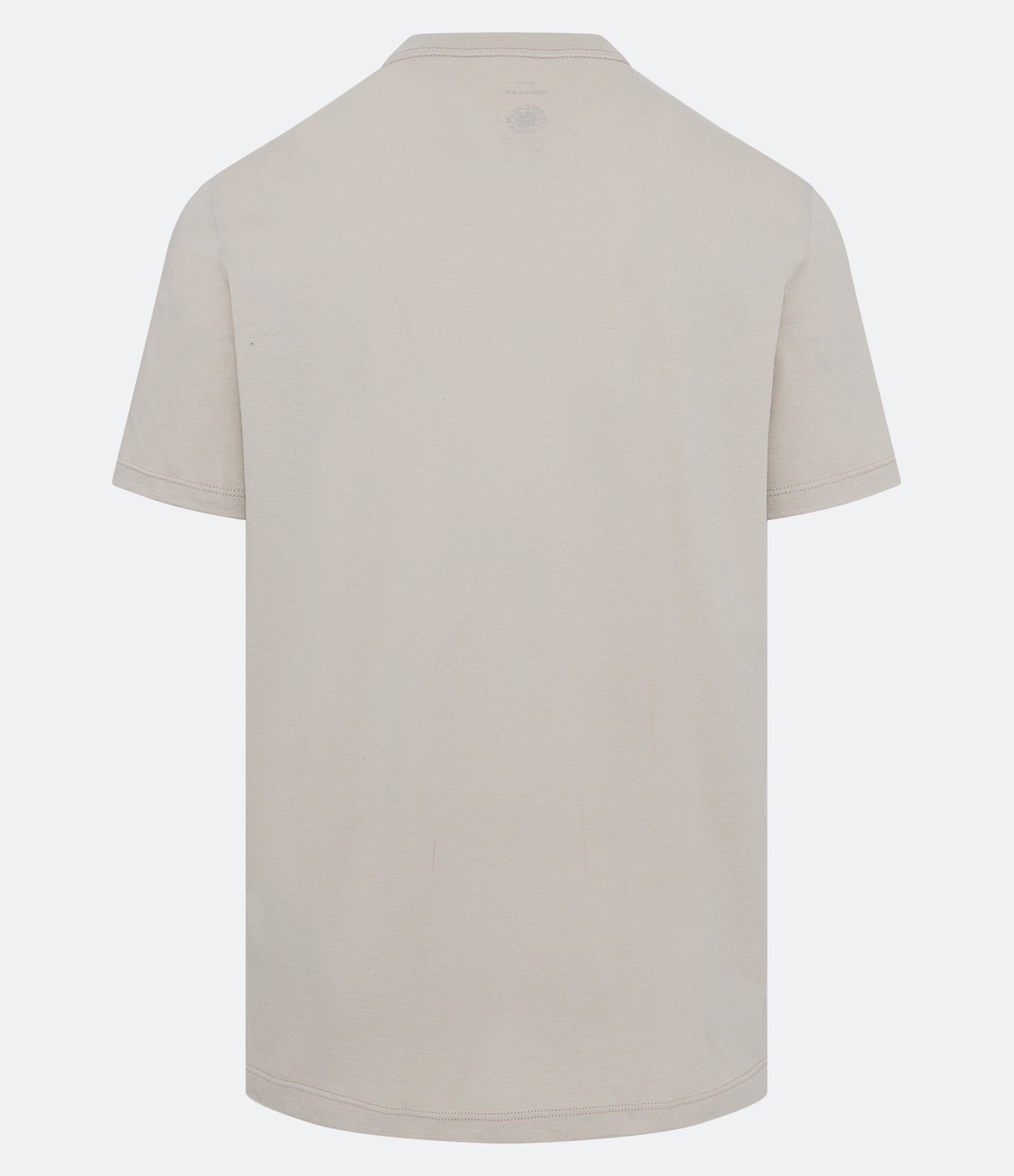 Camiseta Regular com Estampa da Banda Red Hot Chili Peppers Bege