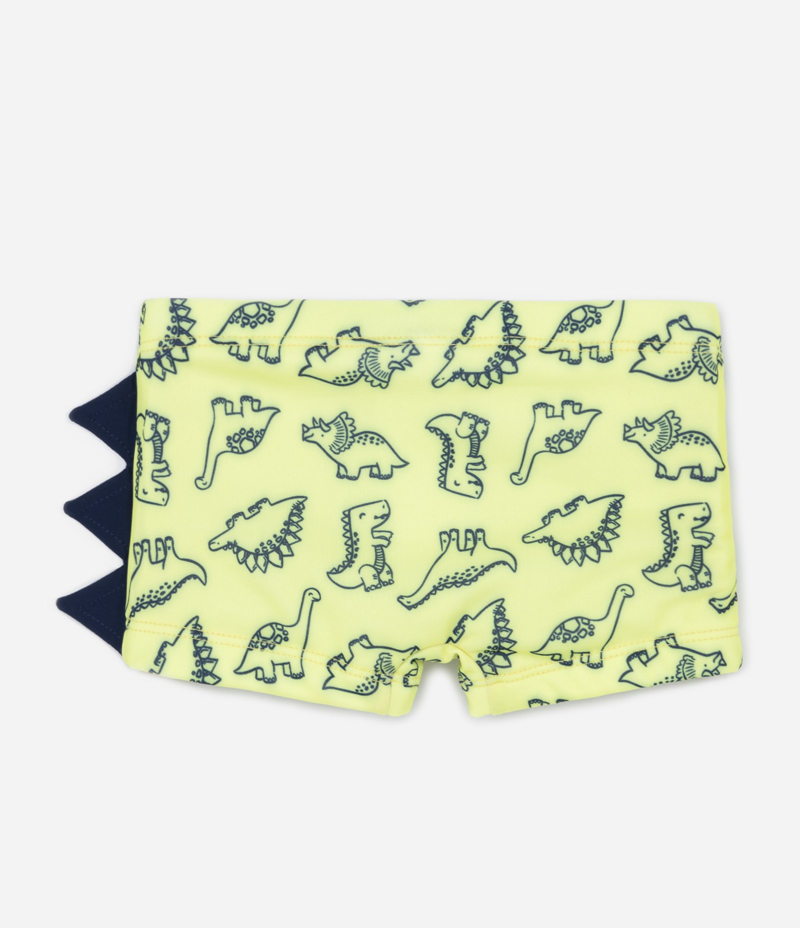 Sunga Boxer Infantil com Estampa de Dinossauro e Cristas - Tam 1 a 4 ...