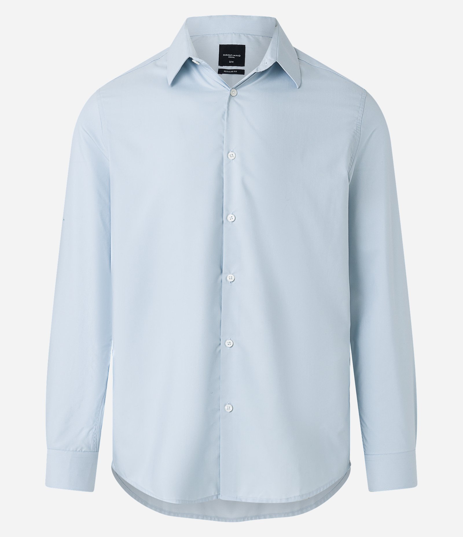 Camisa Regular em Microfibra Easy Care