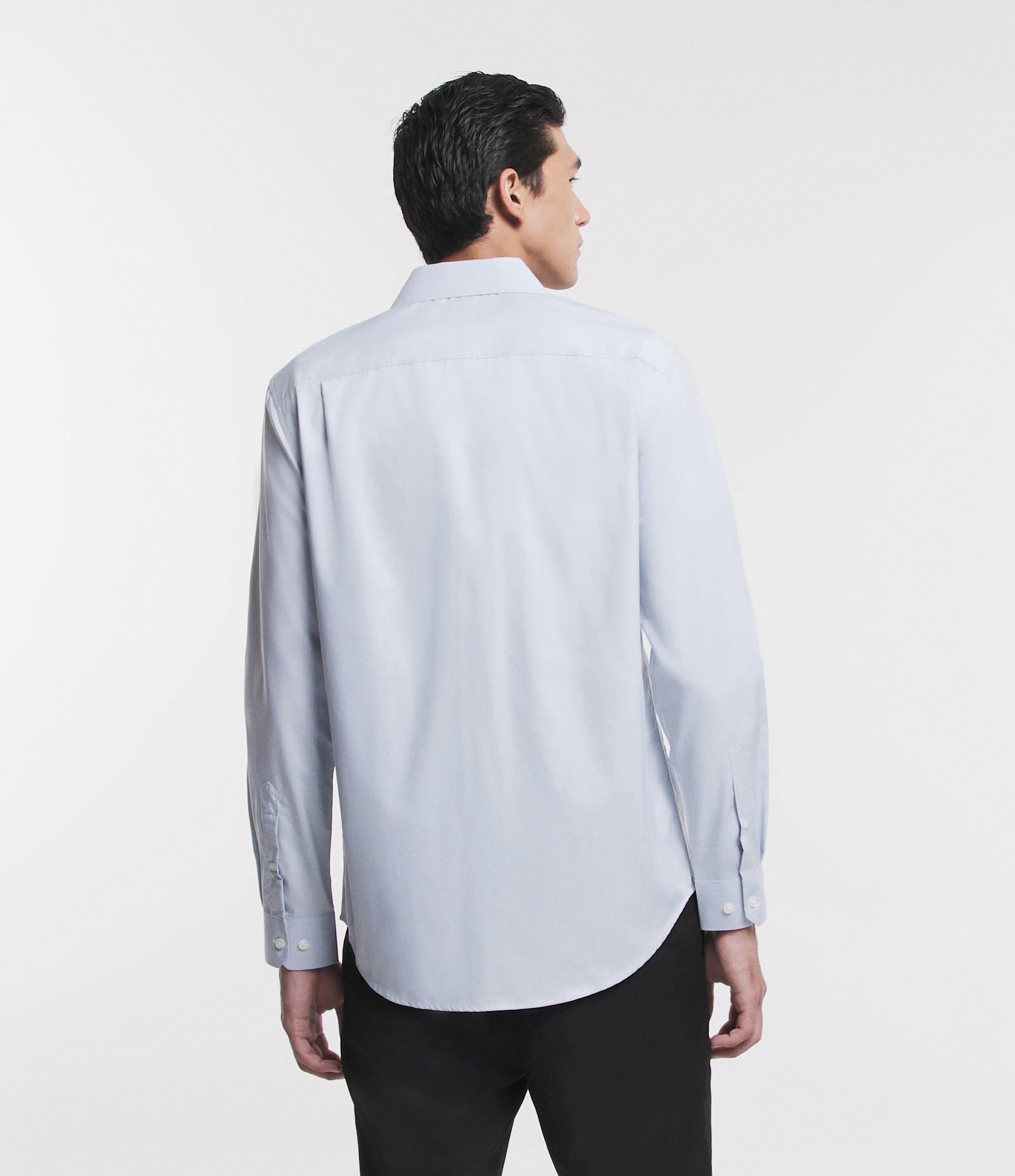 Camisa Regular em Microfibra Easy Care