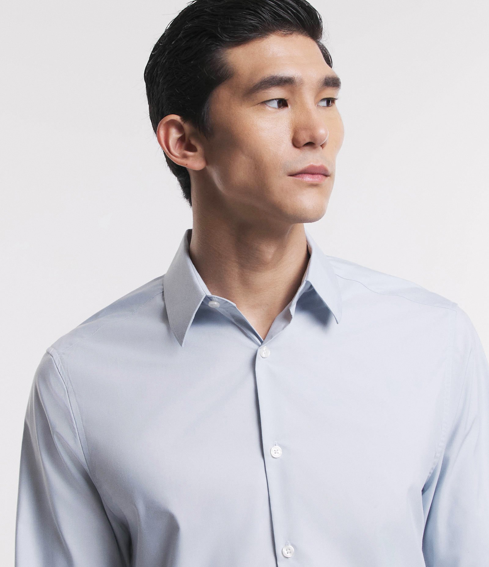 Camisa Regular em Microfibra Easy Care