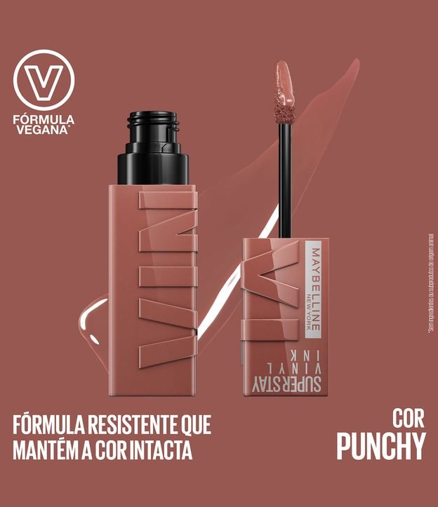 Batom Líquido NY SuperStay Vinyl Ink Maybelline Punchy