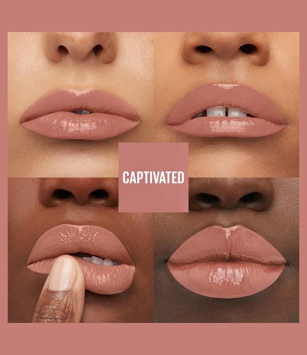 Batom Líquido NY SuperStay Vinyl Ink Maybelline Captivated