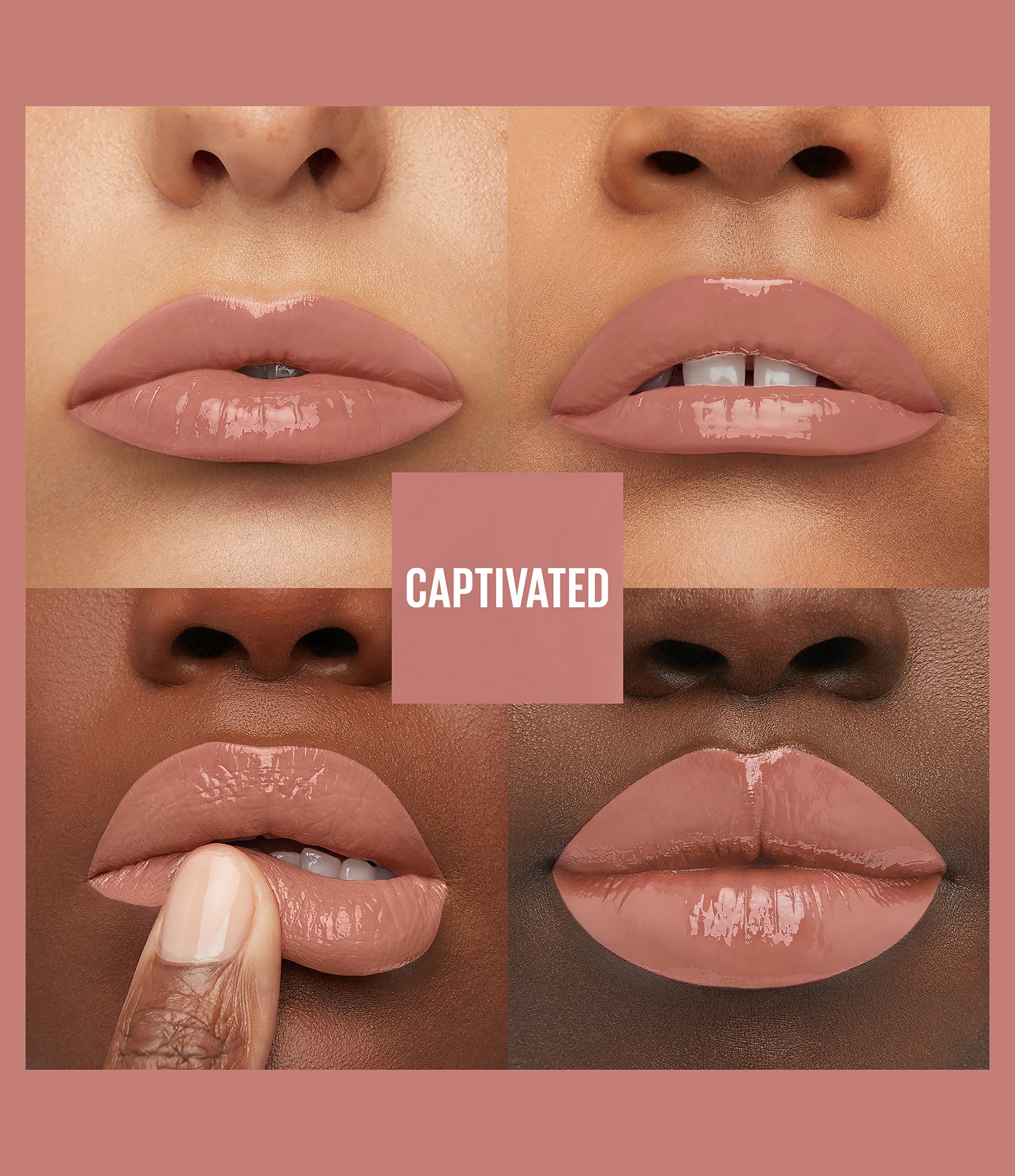 Batom Líquido NY SuperStay Vinyl Ink Maybelline Captivated