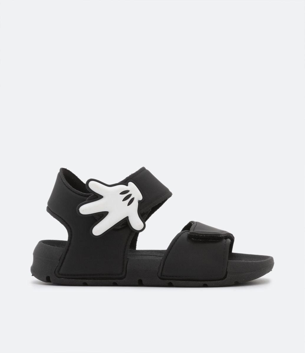 Sandália Infantil com Velcro da Mão do Mickey - Tam 20/21 ao 26/27 ...