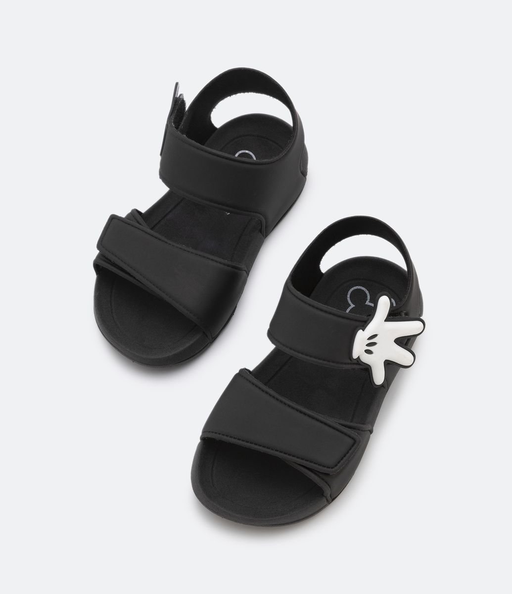 Sandália Infantil com Velcro da Mão do Mickey - Tam 20/21 ao 26/27 ...