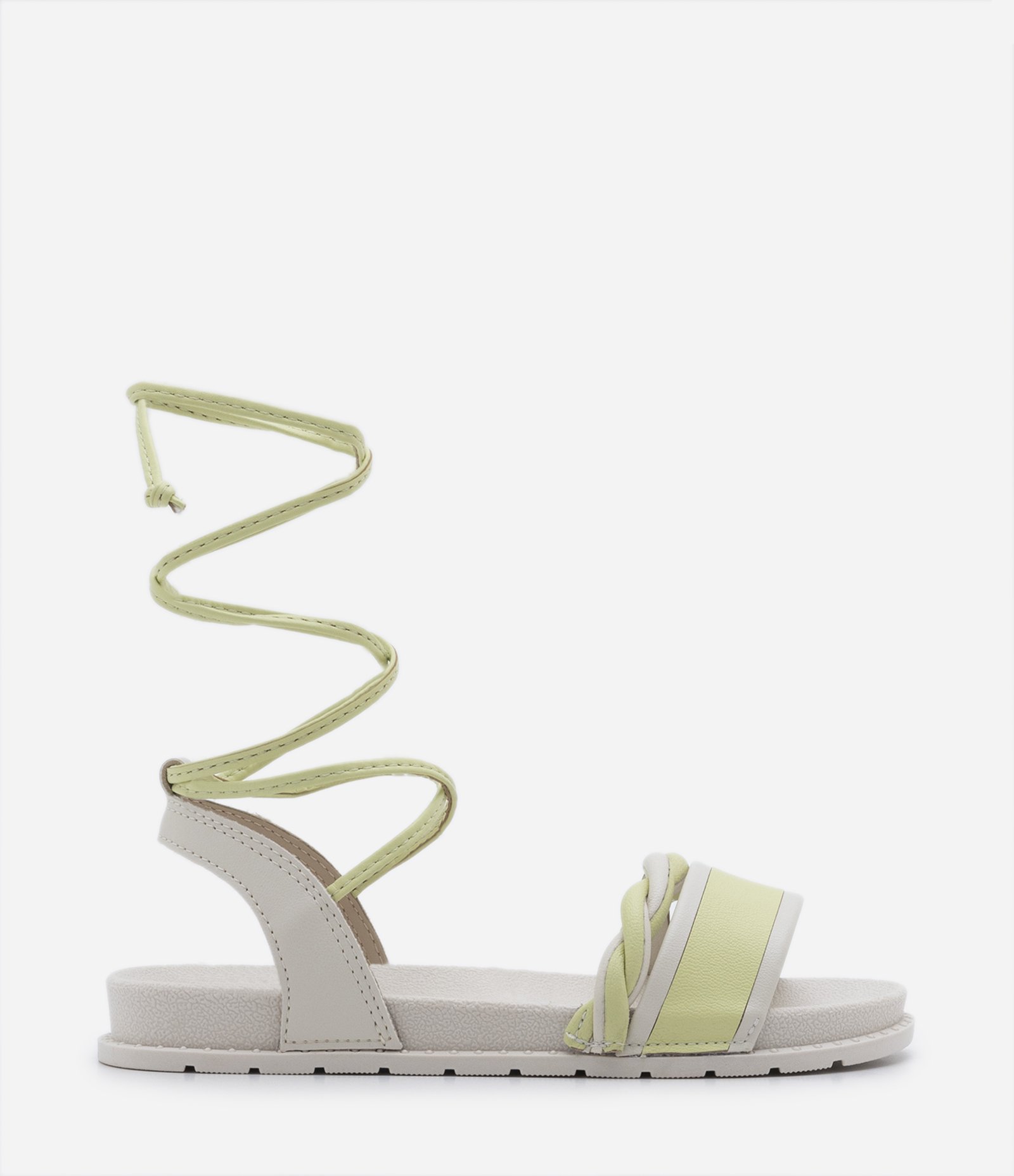 Sandália Infantil com Com Amarração na Canela - Tam 26 ao 36 Verde