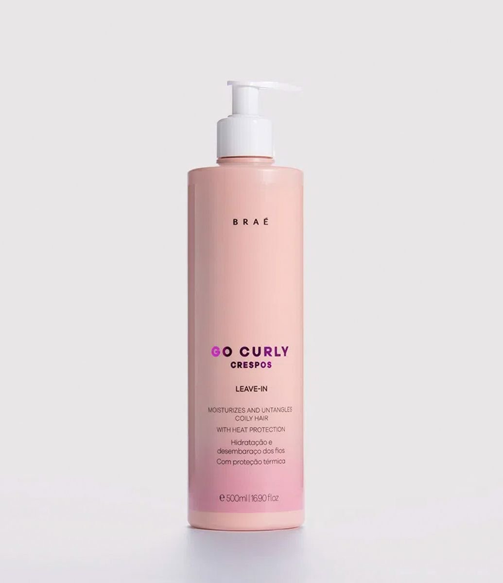 Leave in Condicionante Cabelos Crespos Go Curly 500ml Brae 500ml