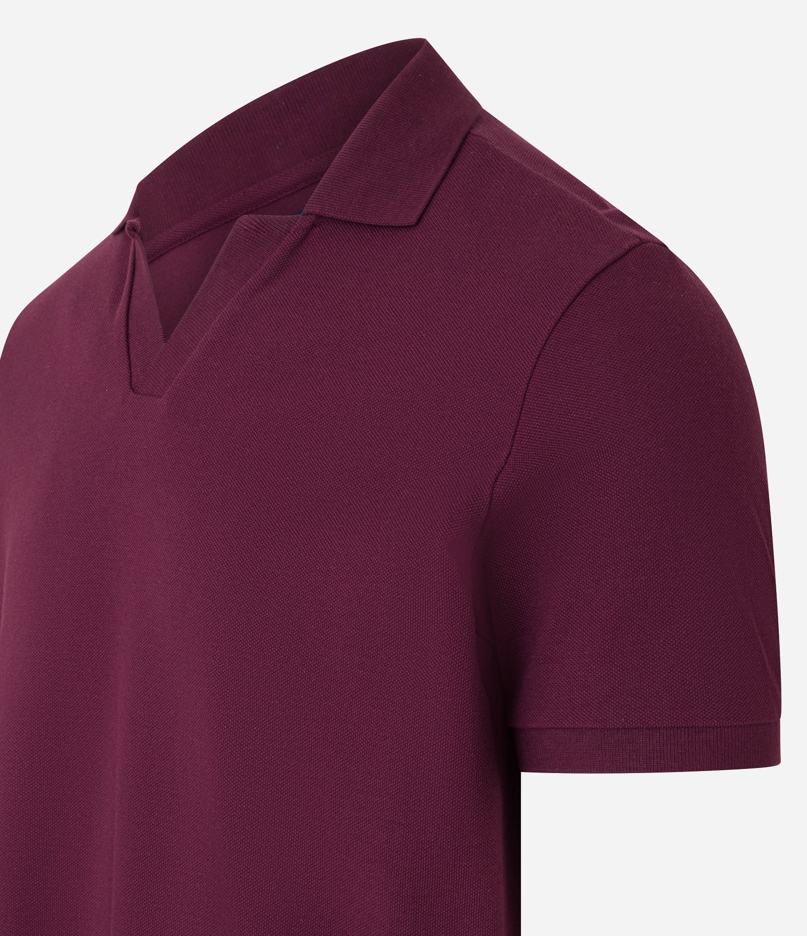 Camisa Polo Regular em Algodão com Textura