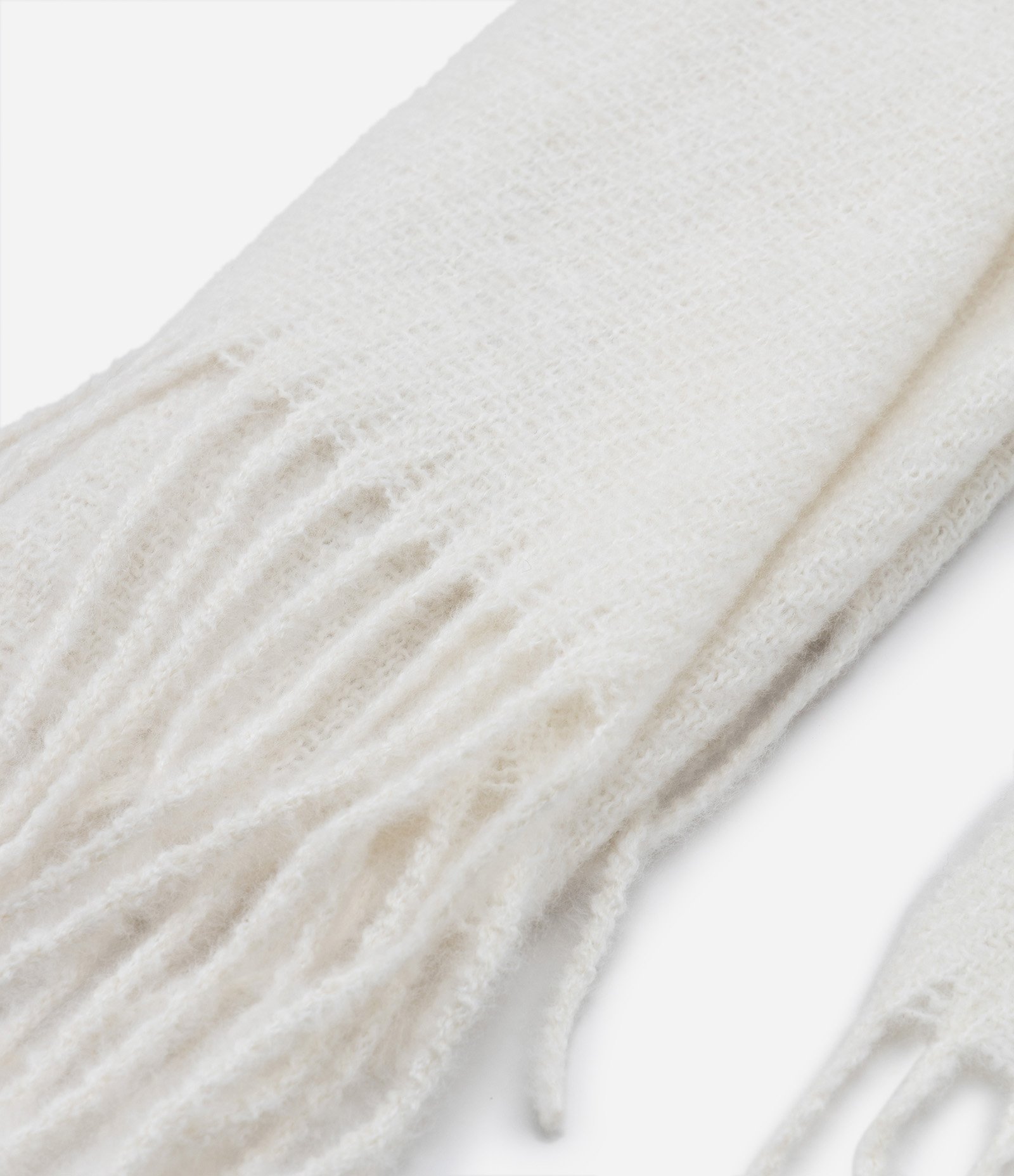 Cachecol com Franjas em Tricot