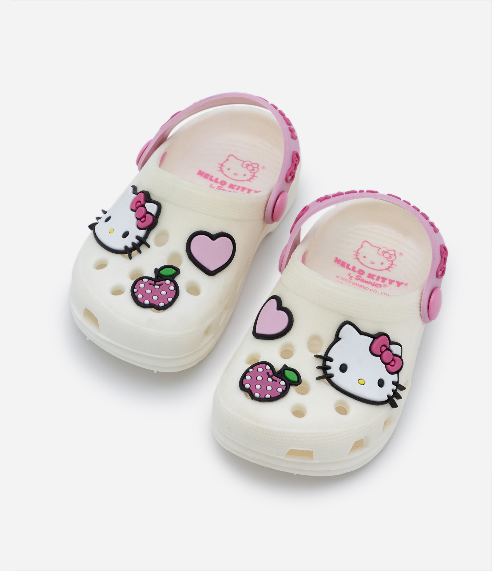 Sandália Babuche com Patch Hello Kitty - Tam 20 a 31 Off White