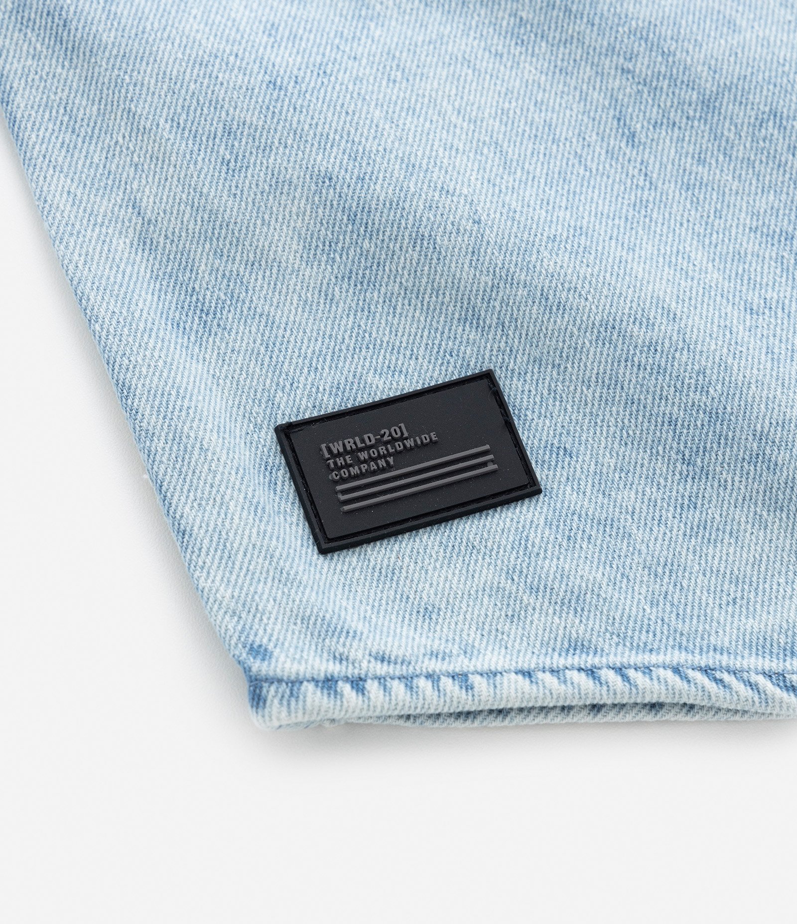 Camisa Infantil em Jeans Denim com Zíper e Capuz - Tam 5 a 14 Anos Azul