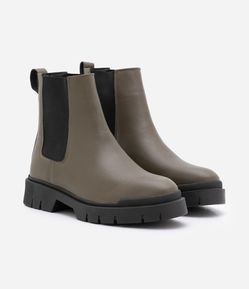 Bota Chelsea em PU com Sola Tratorada - Renner