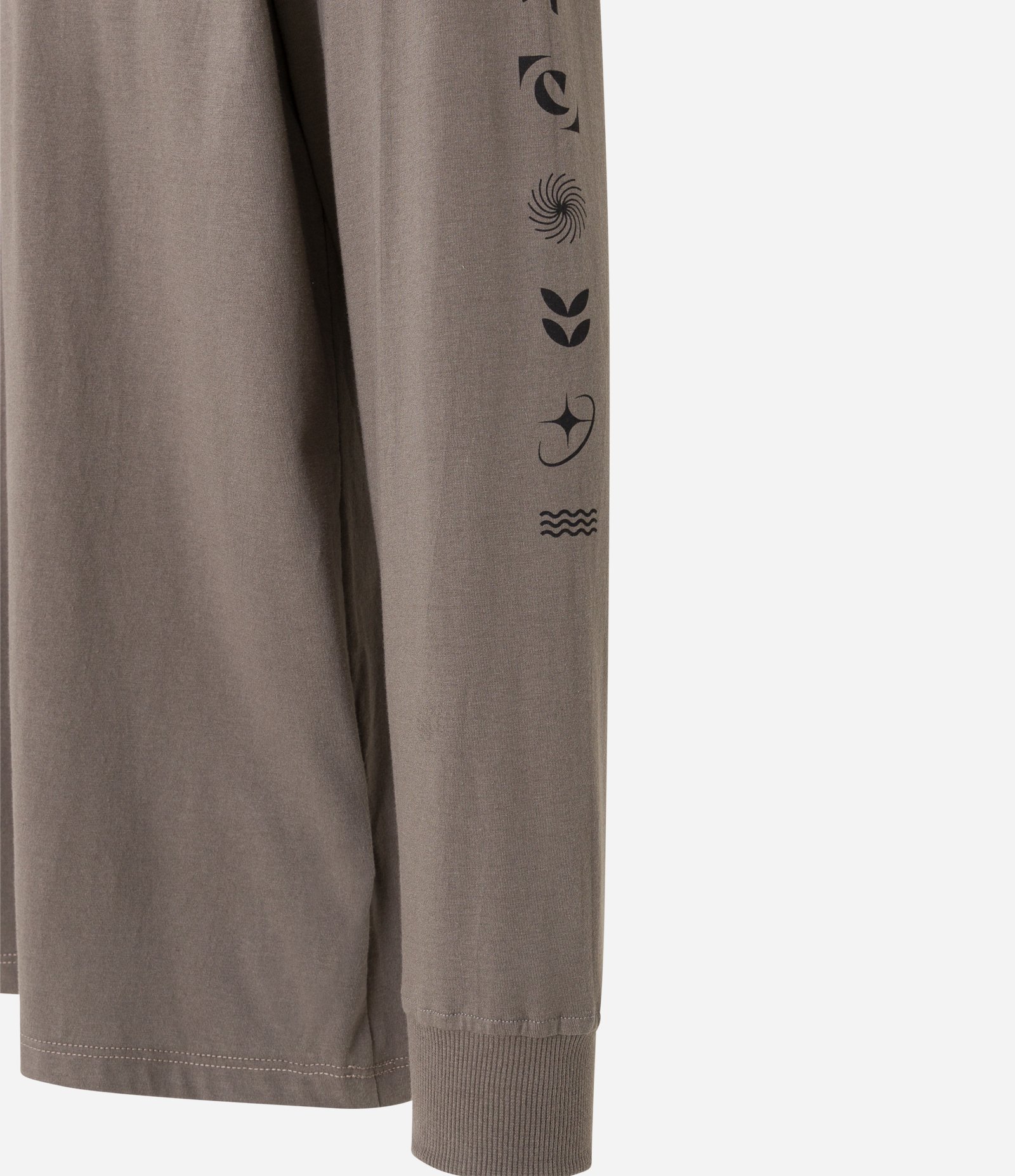 Camiseta Comfort em Algodão e Lettering The Castaways Marrom