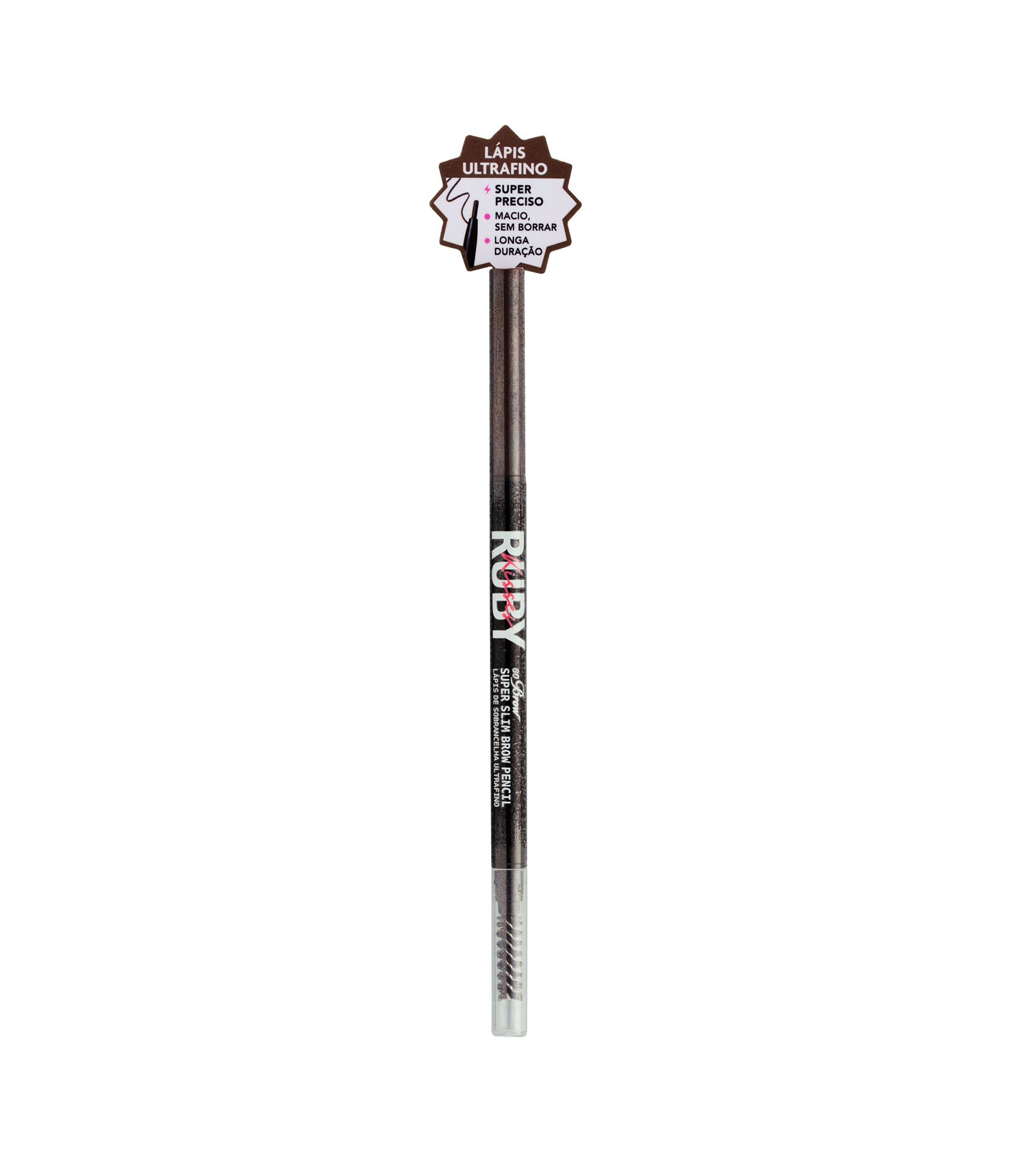 Ruby Kisses Go Brow Lápis de Sobrancelha Ultrafino Dark Brown