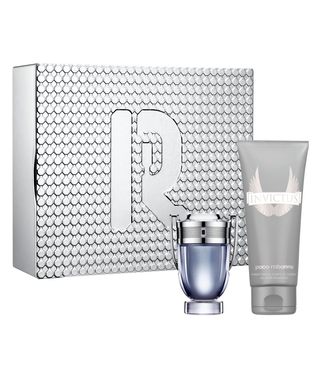 Kit Perfume Rabanne Invictus Eau de Toilette 50 ml + Shampooing All ...