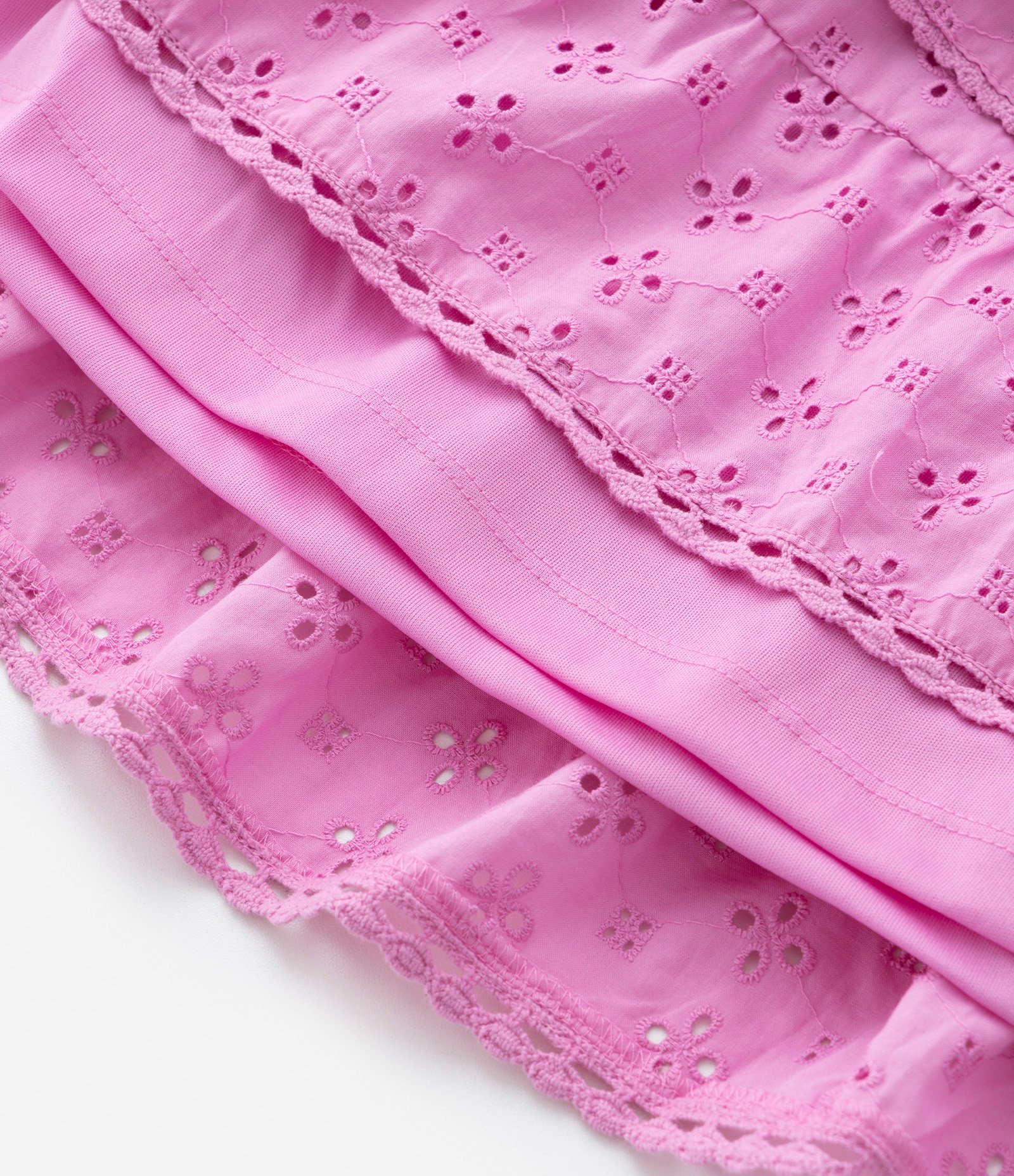 Vestido Infantil em Laiser com Babados e Mini Pompons - Tam 5 a 14 anos ...