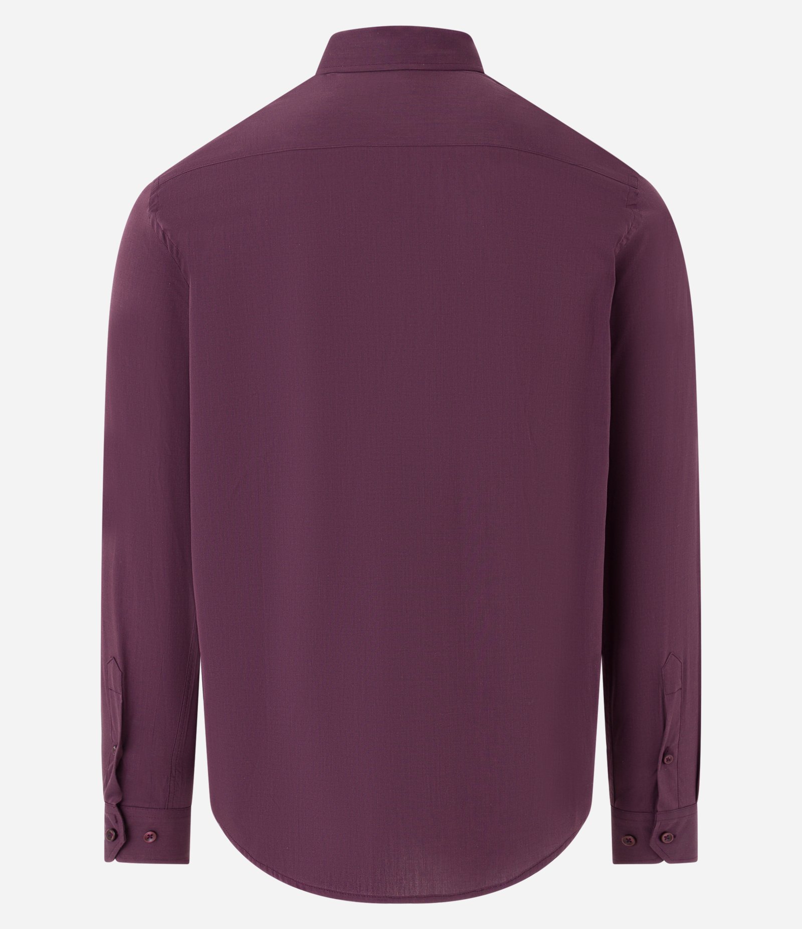 Camisa Regular em Algodão com Manga Longa Roxo