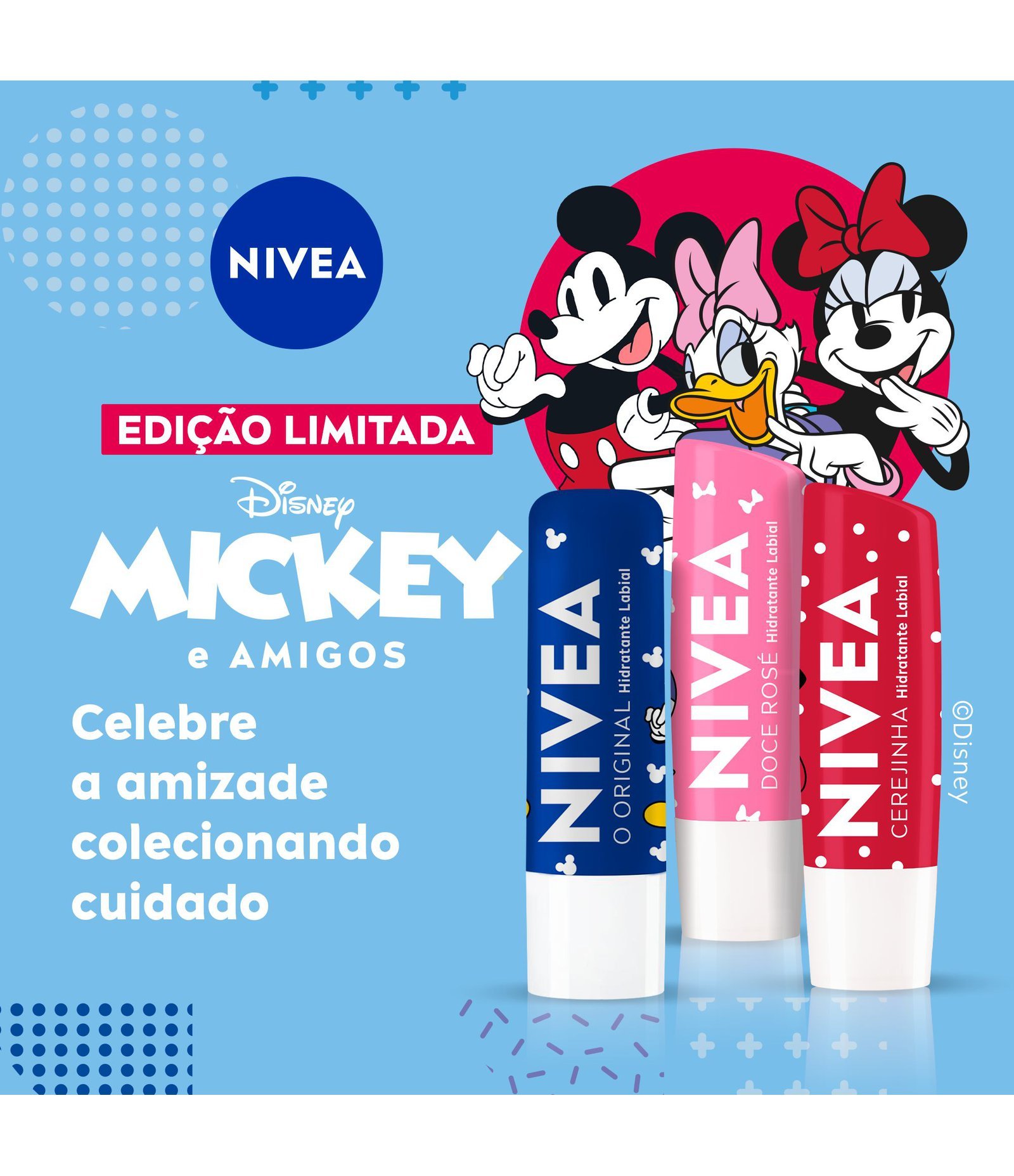 Hidratante Labial Soft Rose Margarida Ed Limitada Disney Nivea 4,8g