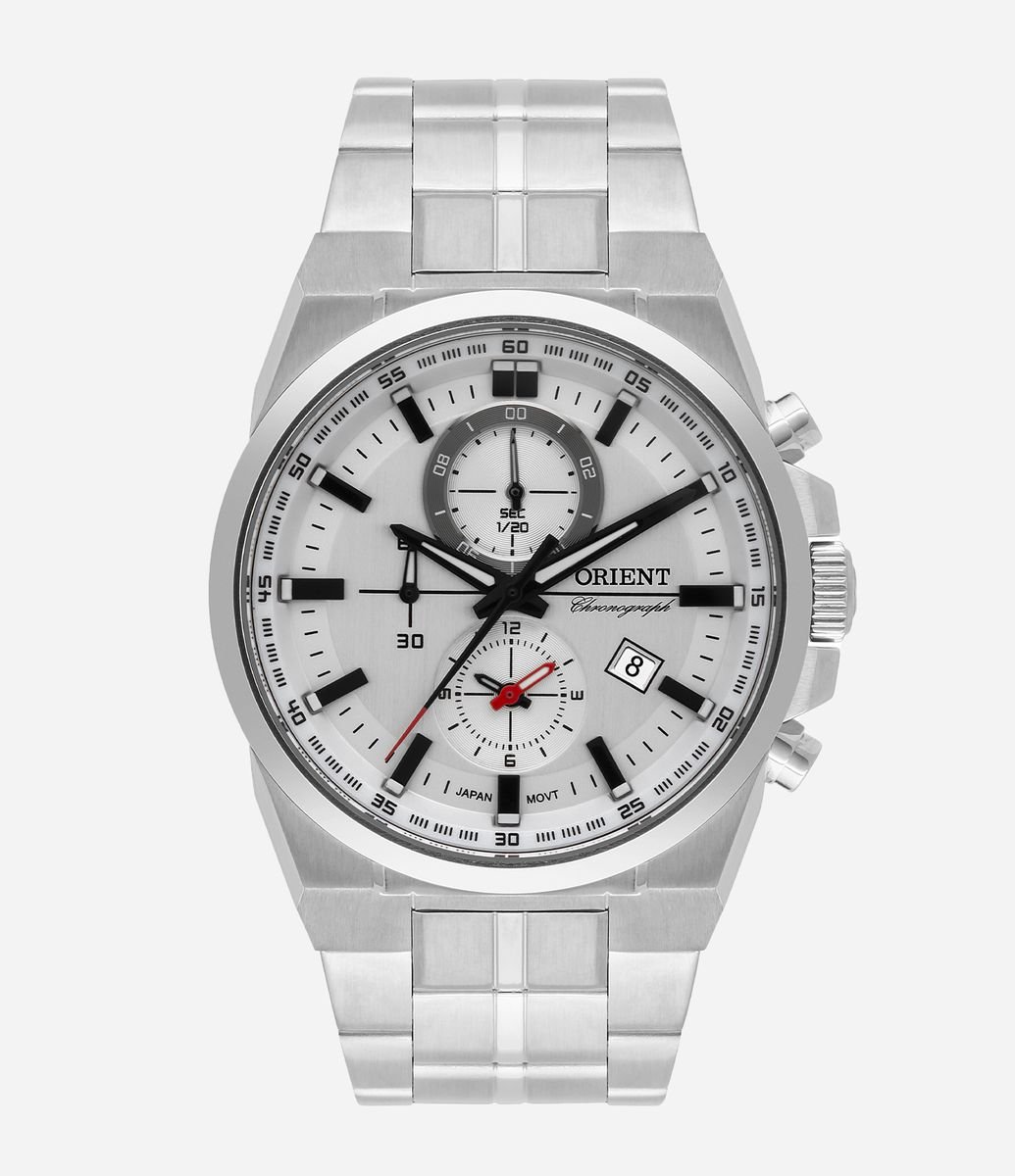 Relógio Orient Masculino Analógico Prata