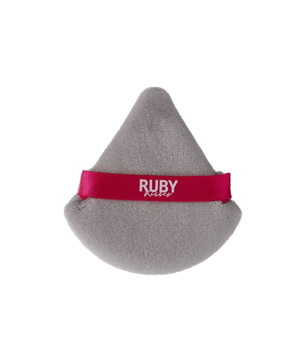 Esponja Puff Triangular Ruby Kisses Cinza