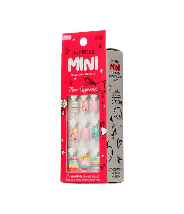 Unhas Autocolantes Infantil Impress Mini Spring Song U