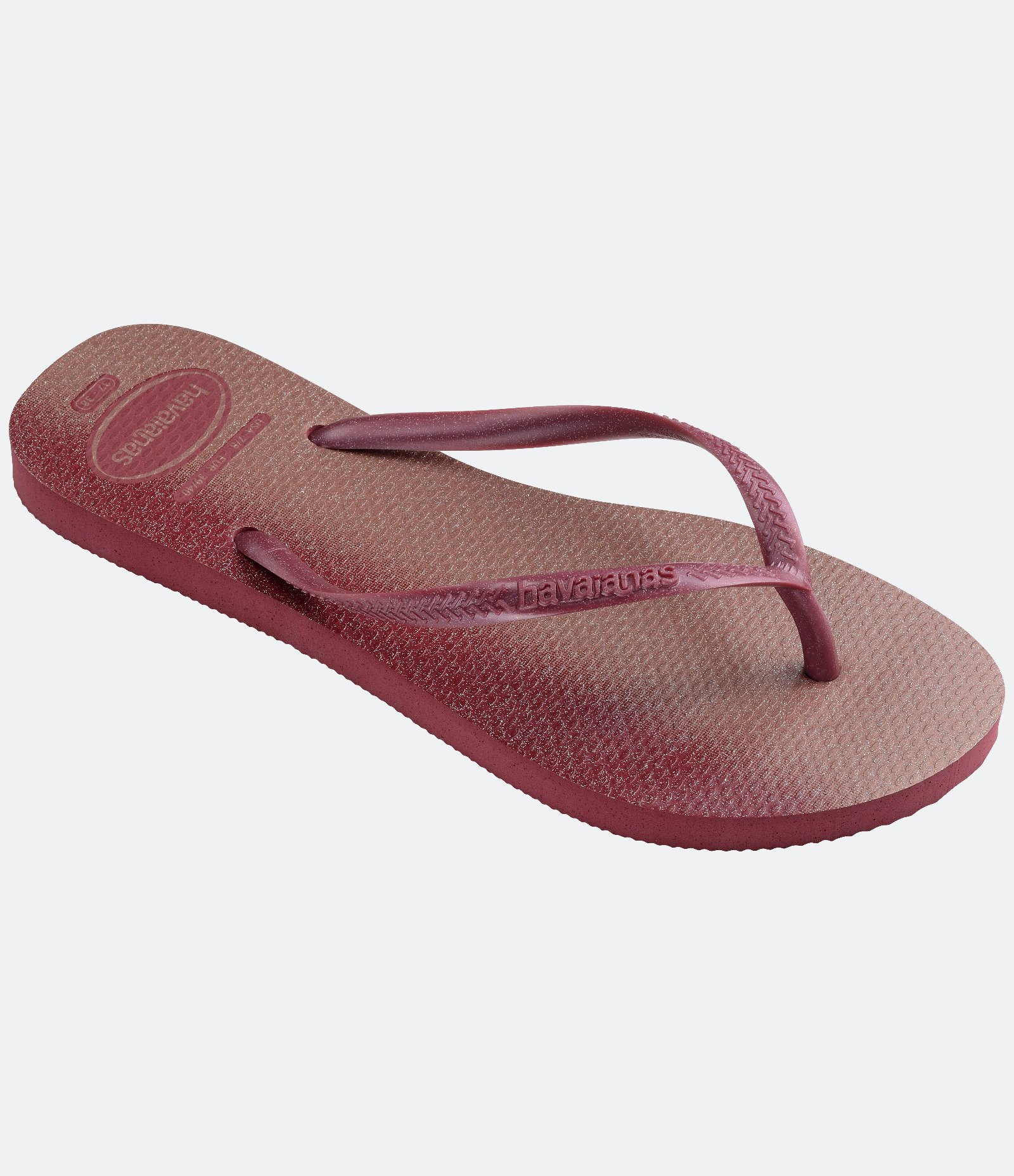 Chinelo Slim Gloss Havaianas Rosa Rose