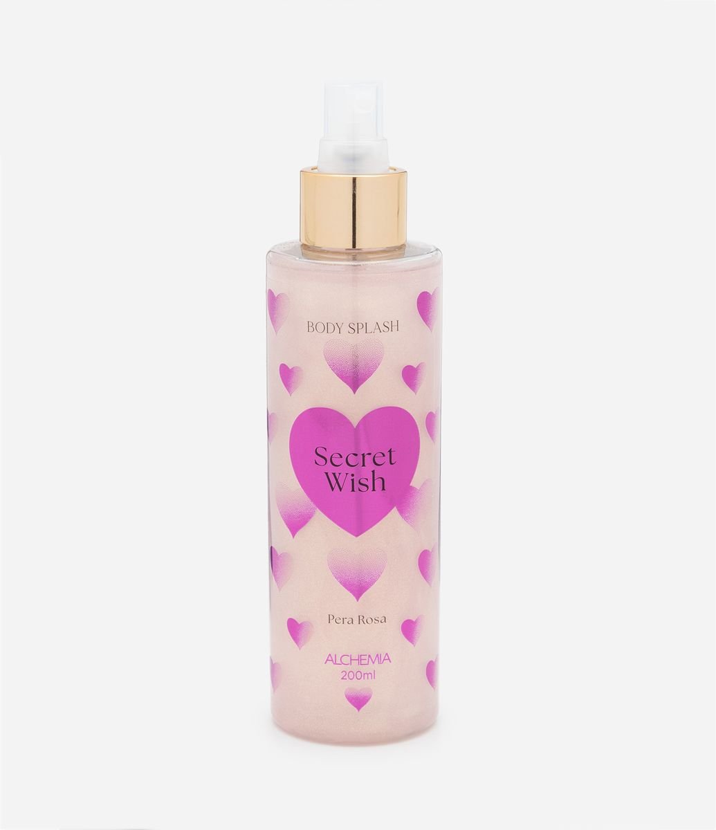 Body Splash Secret Wish Pera Rosa Alchemia 200ml